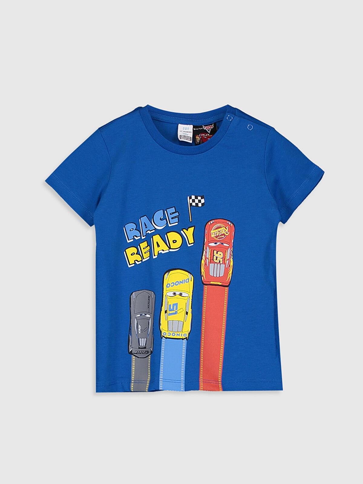 Erkek Bebek Arabalar Baskılı Tişört