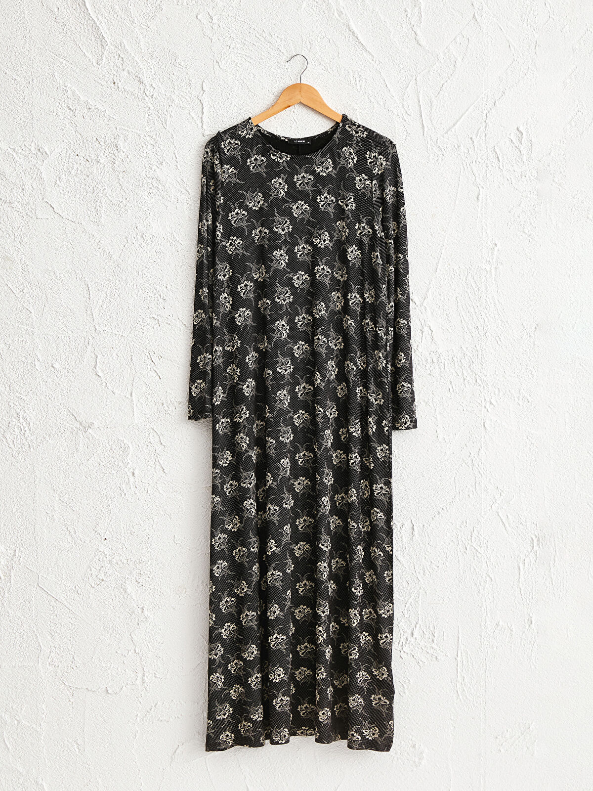 Desenli Uzun Salaş Elbise