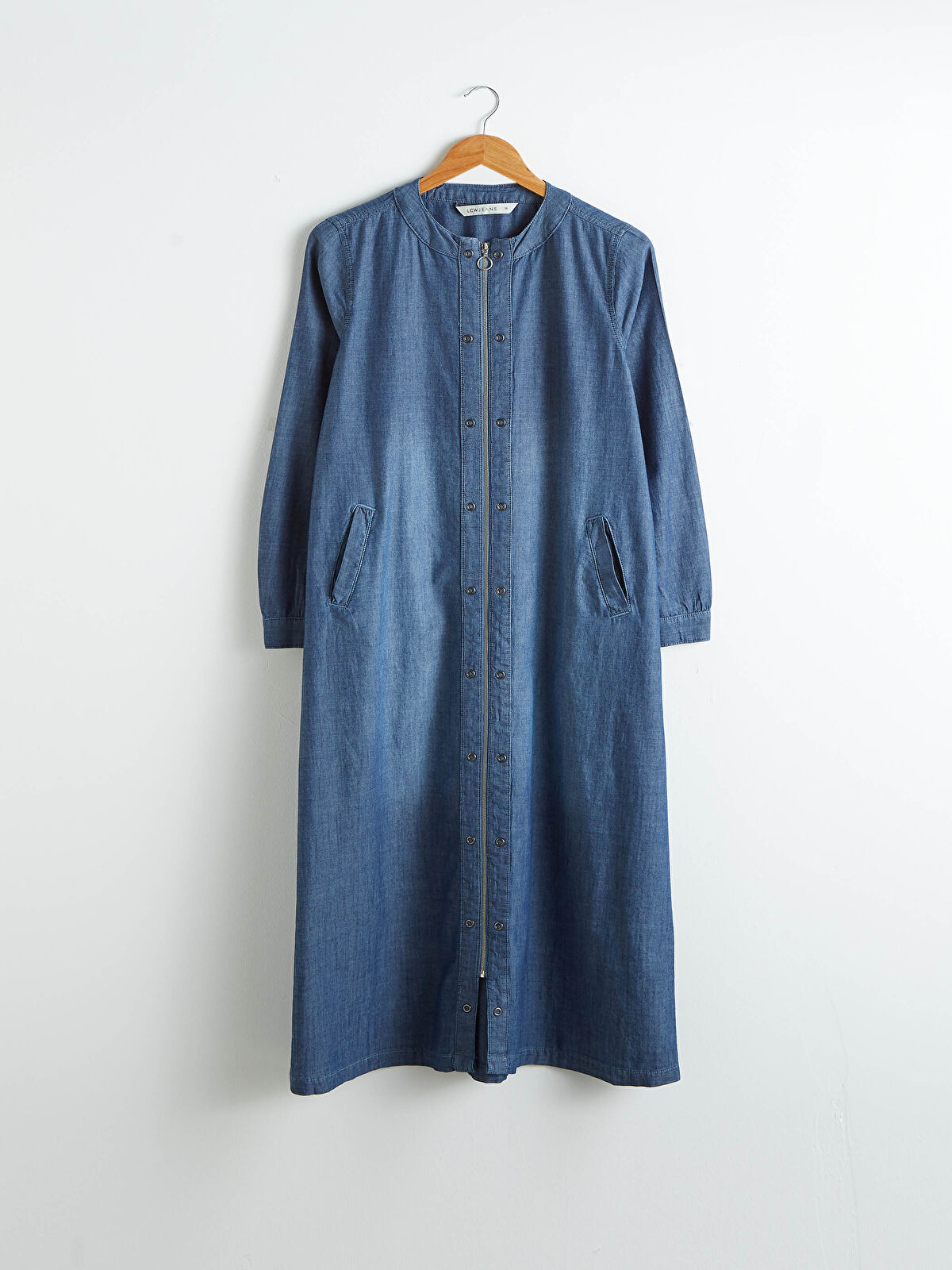 Fermuarlı Uzun Jean Tunik