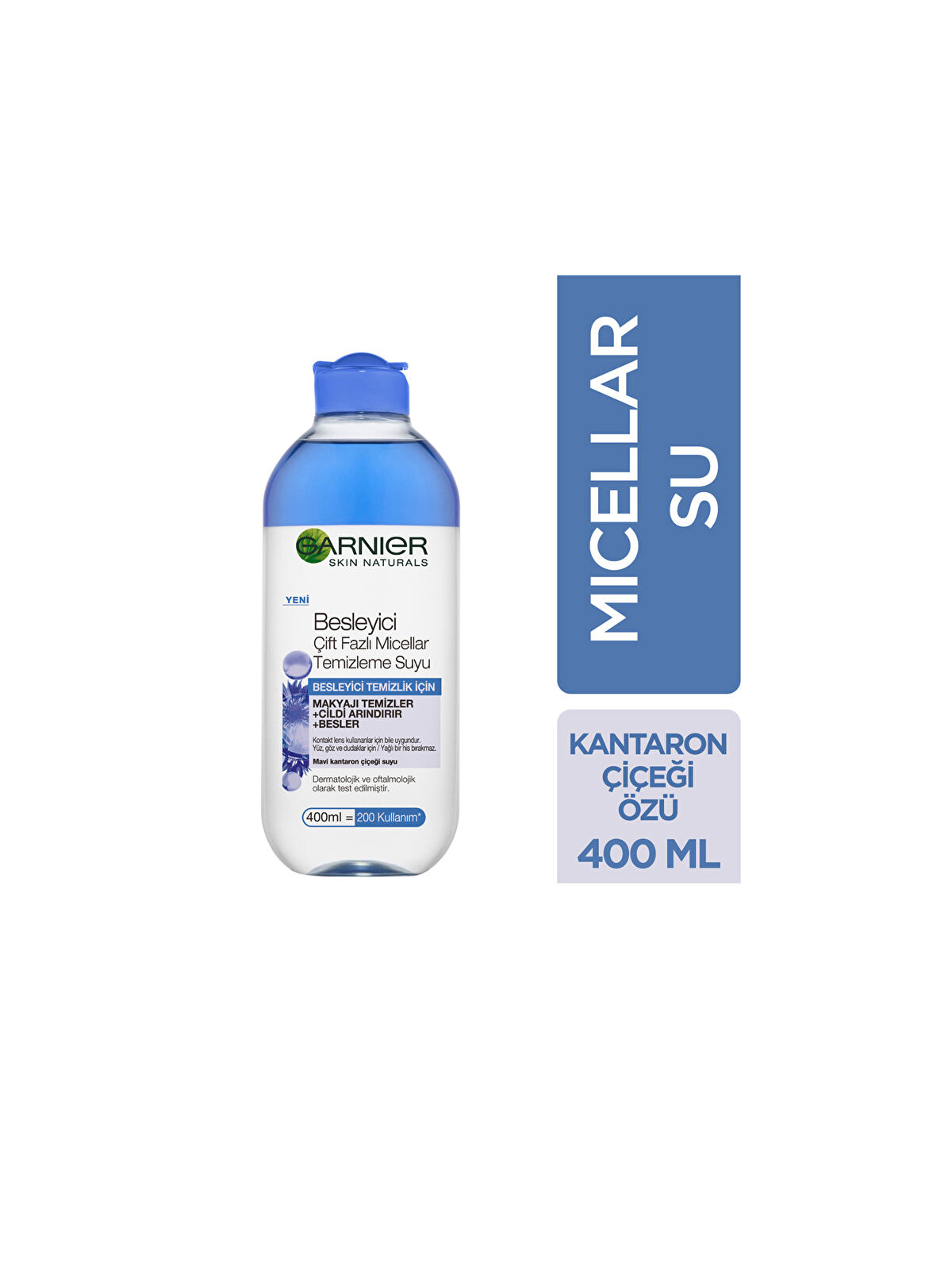 Garnier Besleyici Çift Fazlı Micellar Temizleme Suyu 400ML Garnier Besleyici Çift Fazlı Micellar Temizleme Suyu 400ML