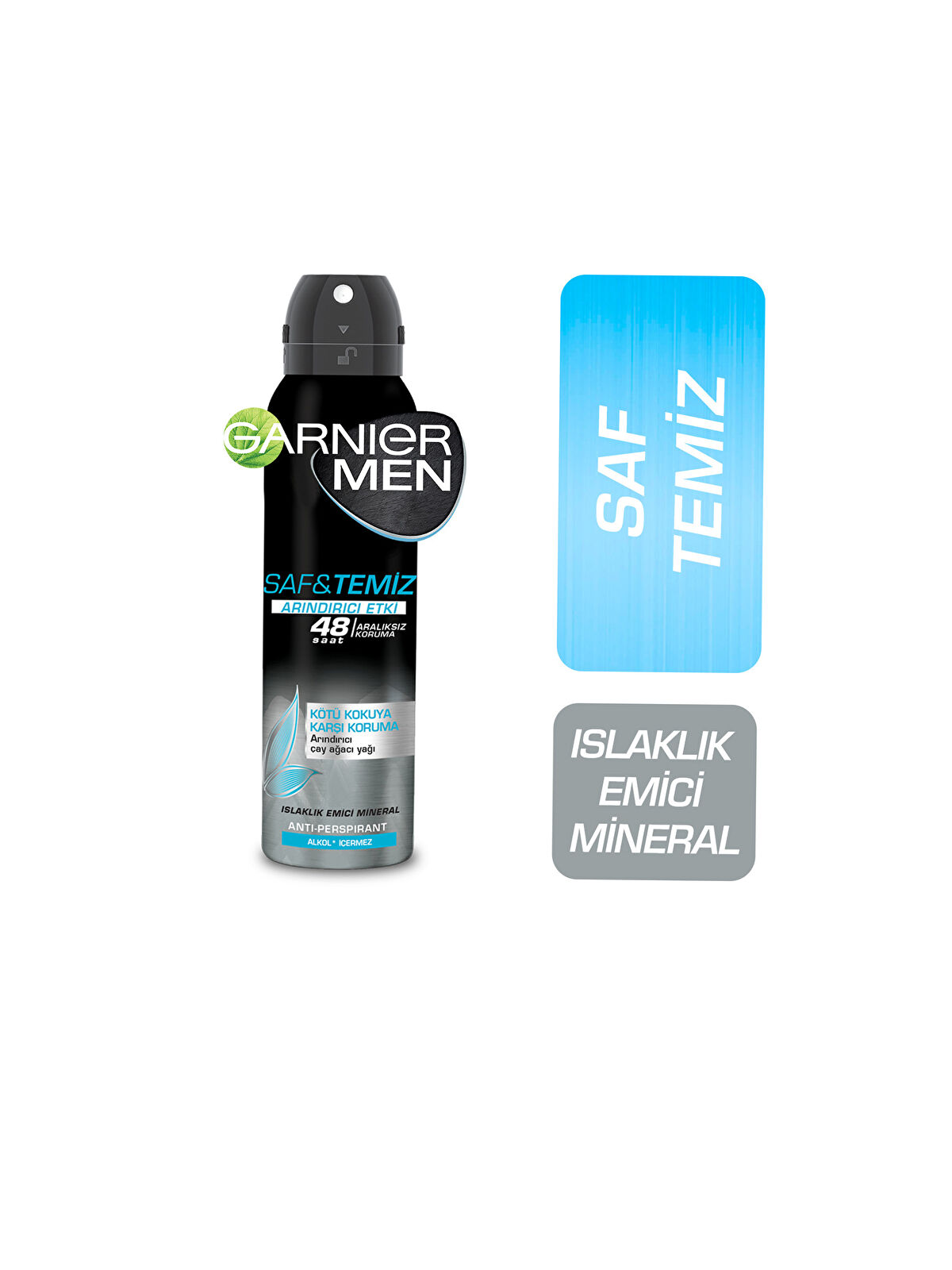 Garnier Men Saf ve Temiz Aerosol Garnier Men Saf ve Temiz Aerosol