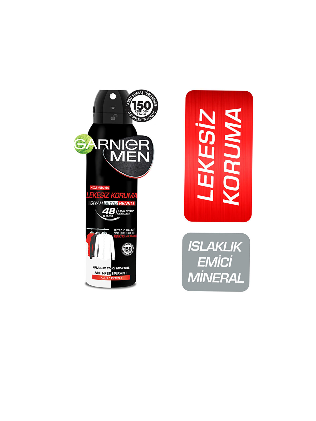 Garnier Men Lekesiz Koruma Aerosol Garnier Men Lekesiz Koruma Aerosol