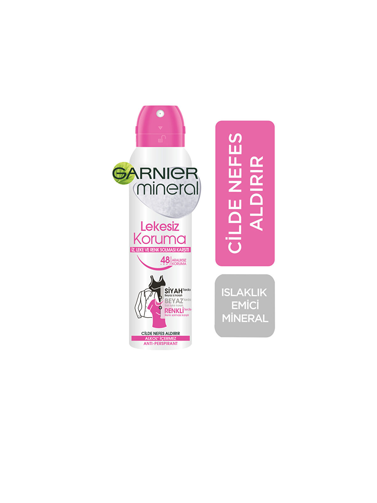 Garnier Mineral Lekesiz Koruma Sprey Deodorant Garnier Mineral Lekesiz Koruma Sprey Deodorant