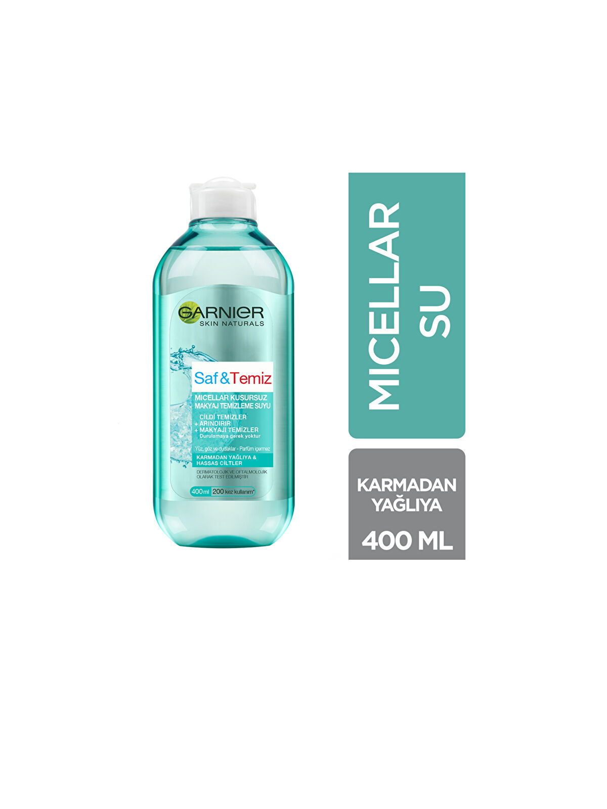 Garnier Saf & Temiz Micellar Kusursuz Makyaj Temizleme Suyu 400ML Garnier Saf & Temiz Micellar Kusursuz Makyaj Temizleme Suyu 400ML