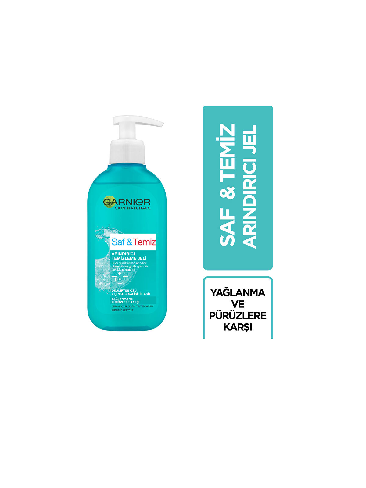Garnier Saf & Temiz Temizleme Jeli 200ML Garnier Saf & Temiz Temizleme Jeli 200ML