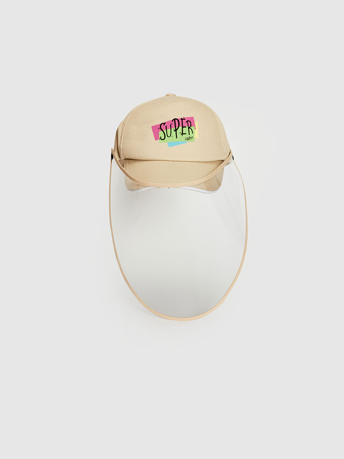 Kız Çocuk Siperlikli Yüz Koruyucu Şapka