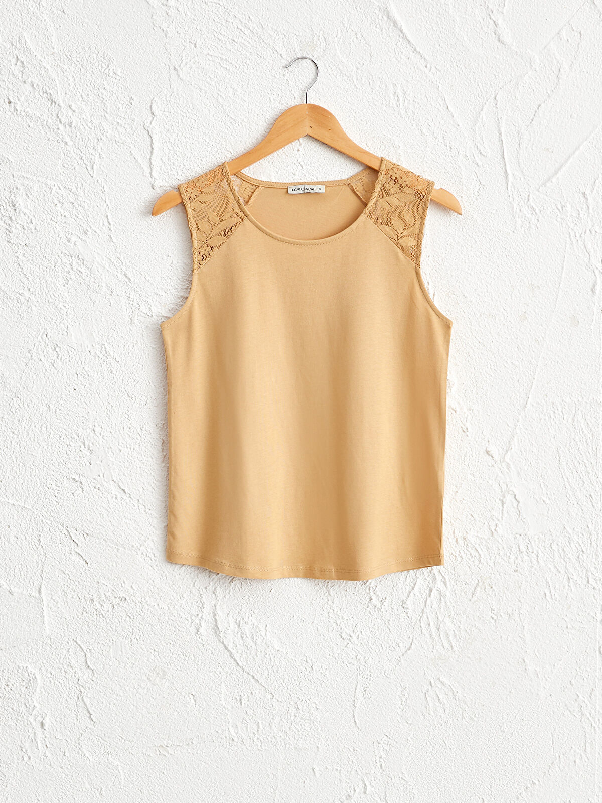 Dantel Detaylı Pamuklu Atlet Dantel Detaylı Pamuklu Atlet