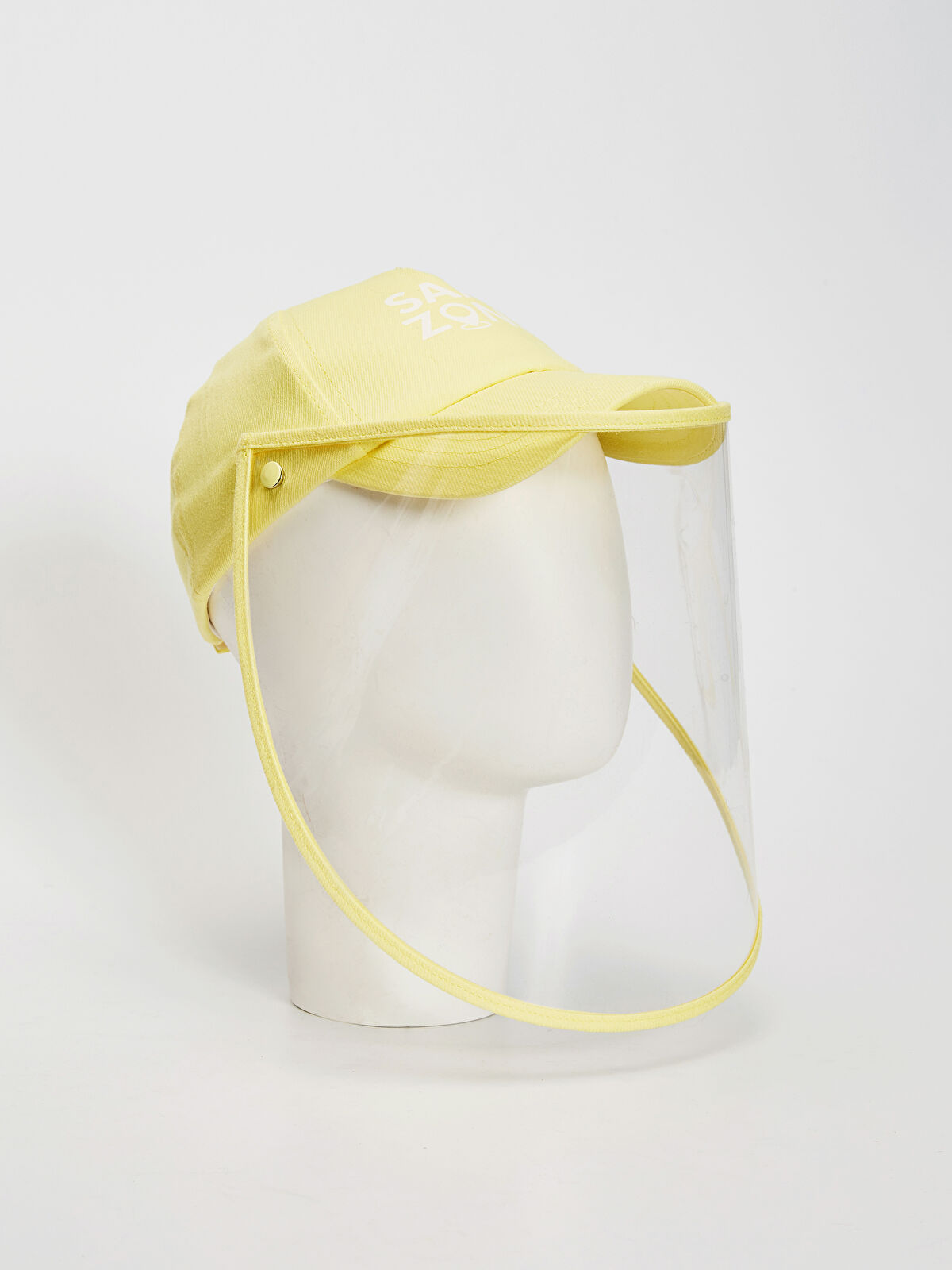 Erkek Çocuk Siperlikli Yüz Koruyucu Şapka