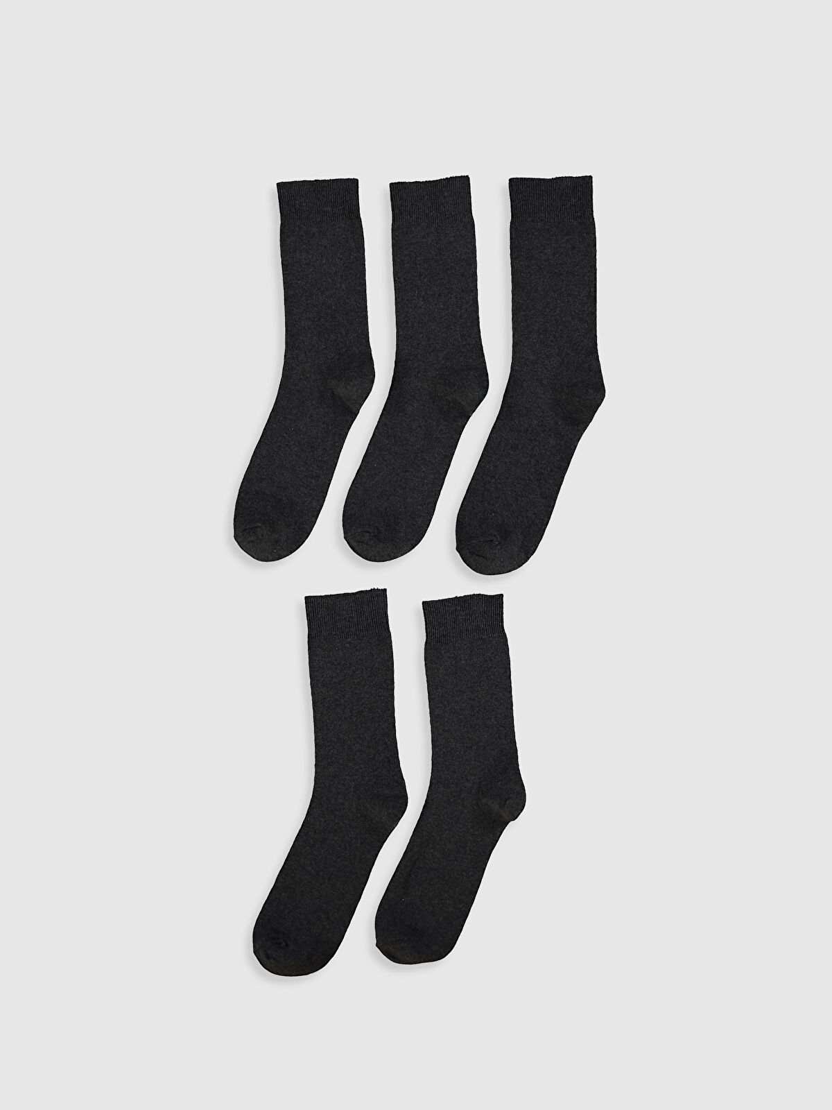 LCW GREEN Organik Pamuklu Soket Çorap 5'li