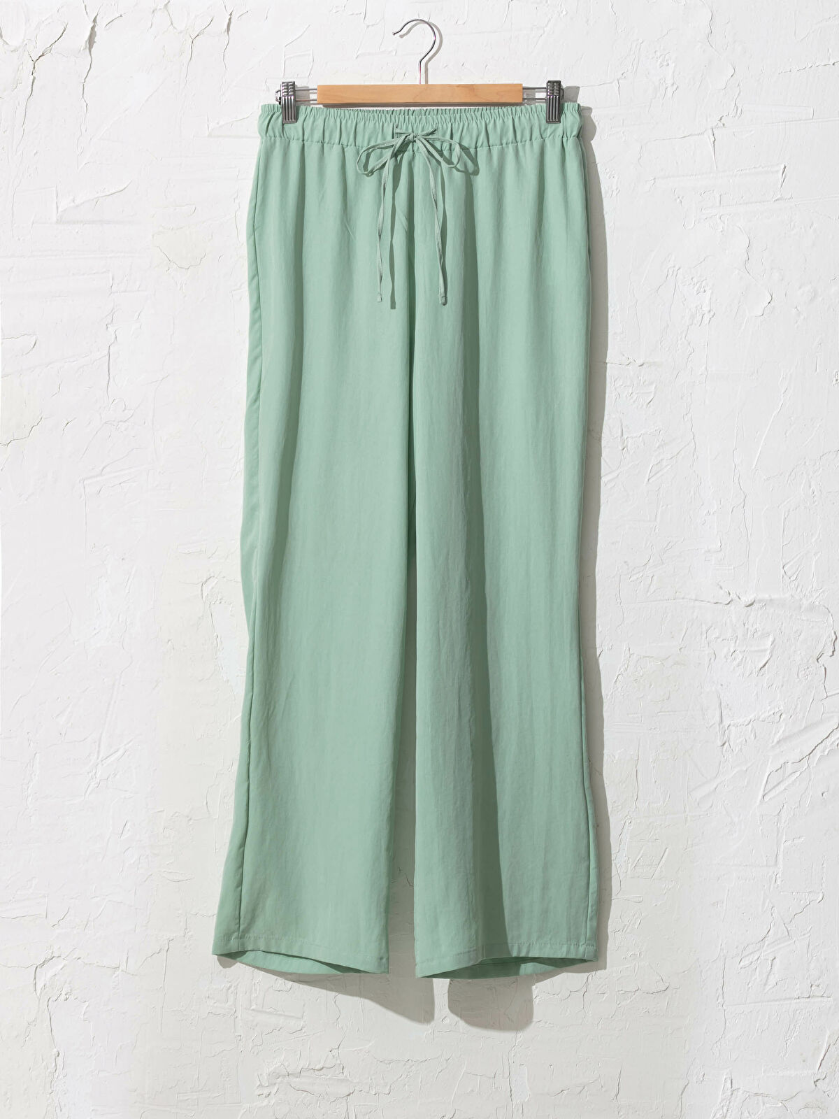 MODEST Beli Lastikli Düz Palazzo Pantolon