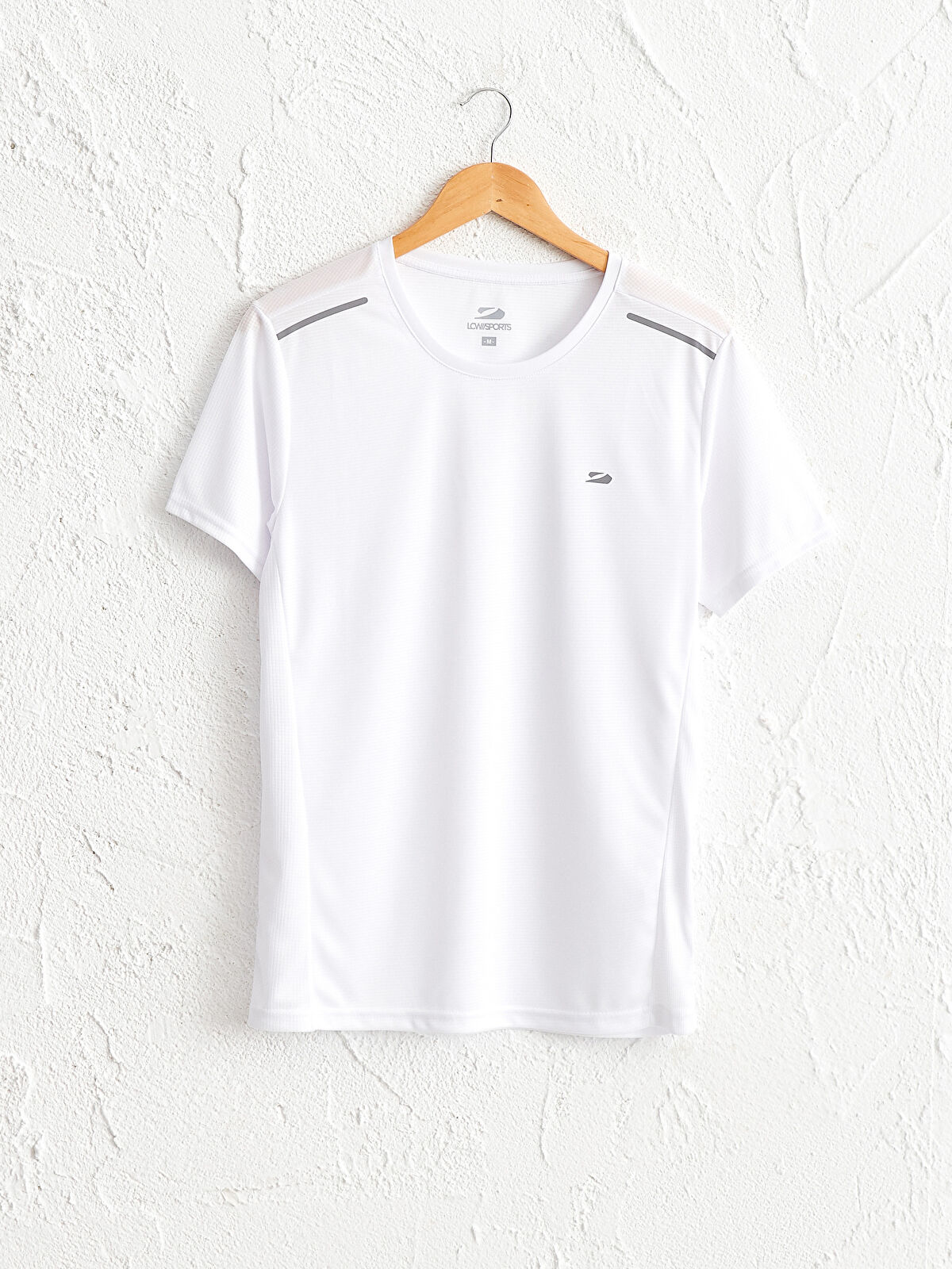 Standart Kalıp Bisiklet Yaka Aktif Spor Tişört