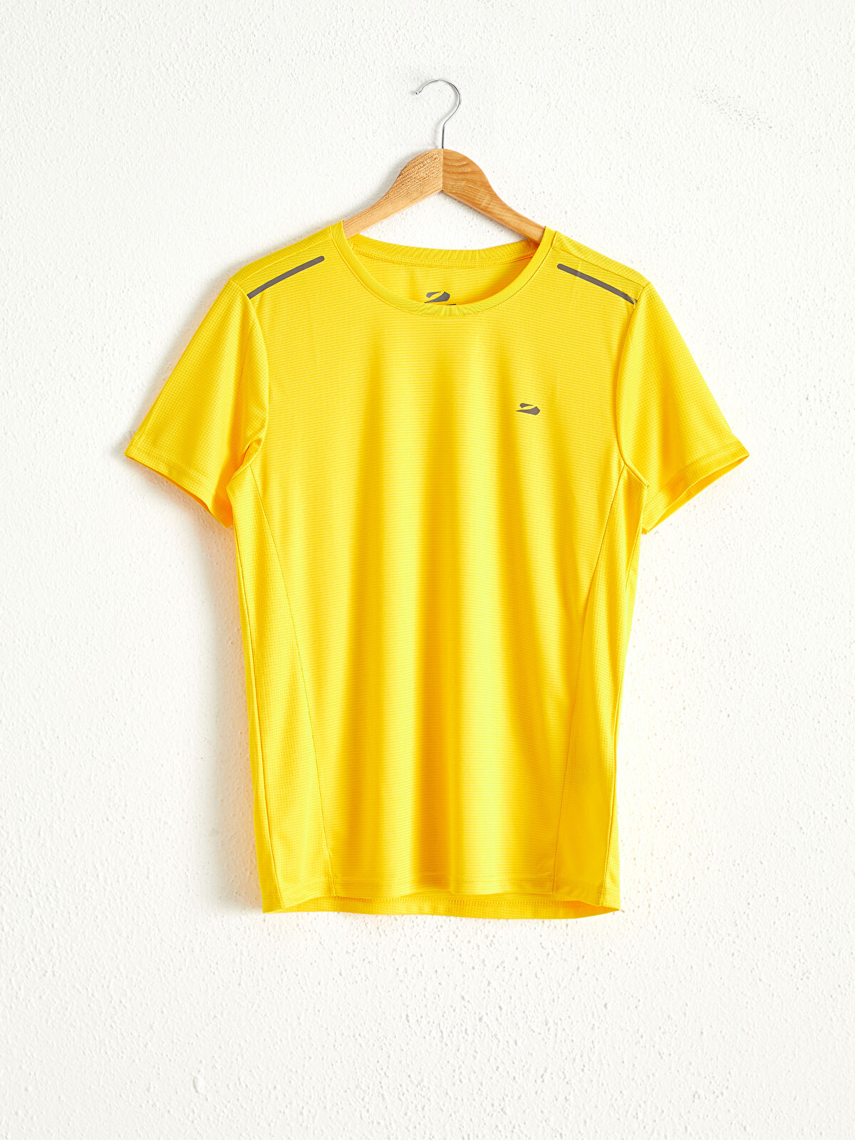 Standart Kalıp Bisiklet Yaka Aktif Spor Tişört