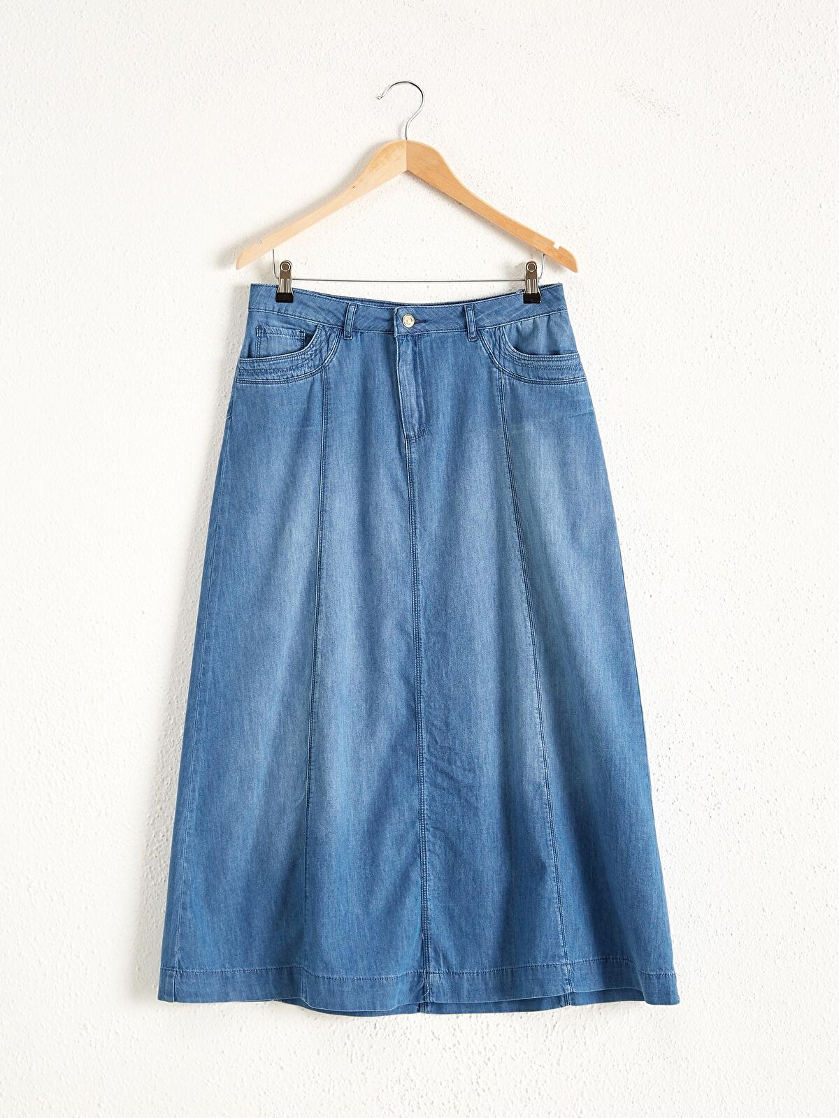 LCW GRACE Kadın Cepli Jean Etek