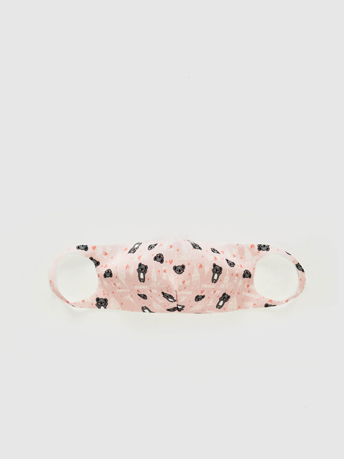 8-14 Yaş Kız Çocuk Siperlikli Şapka ve Yıkanabilir Yüz Maskesi