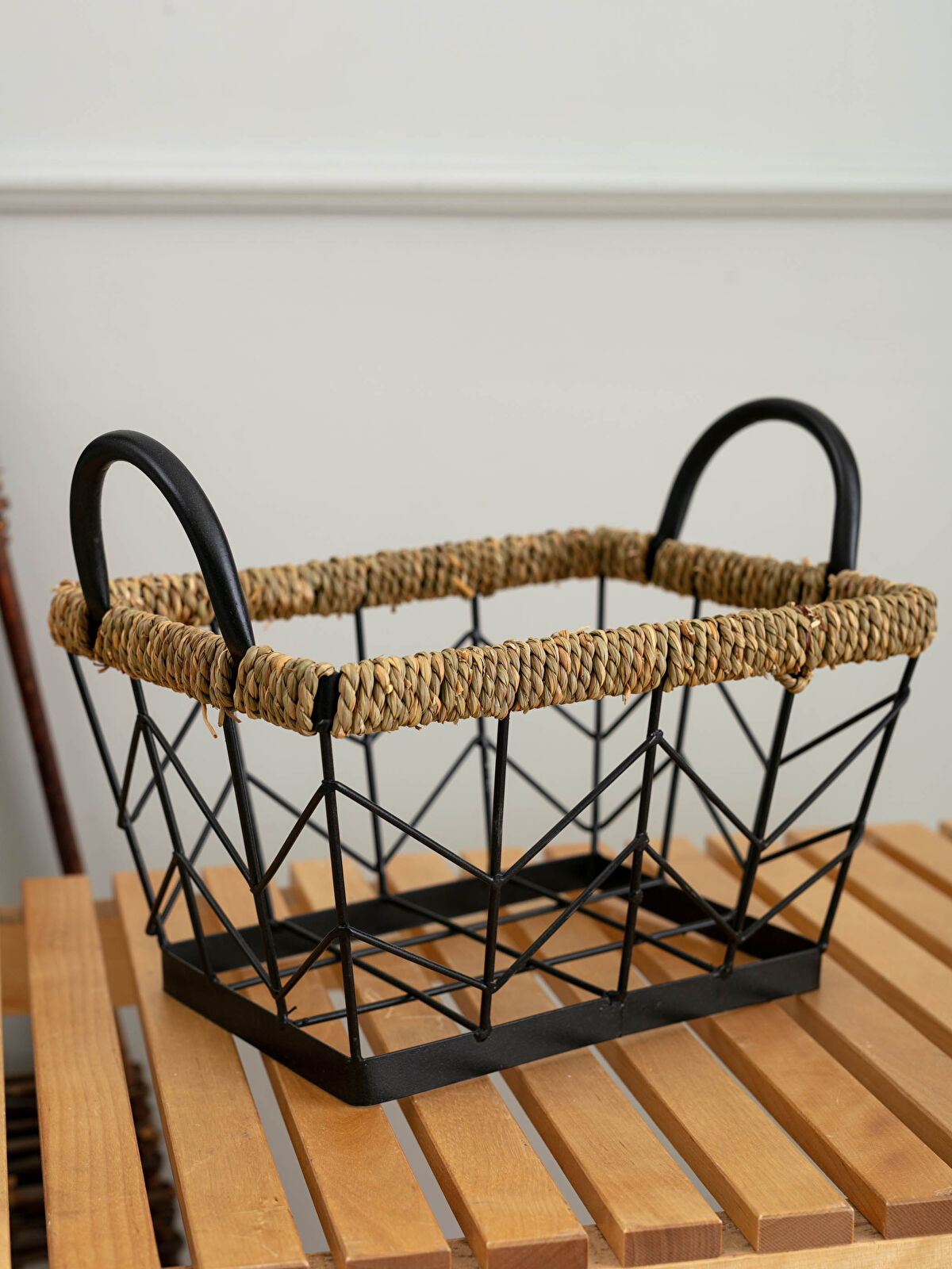 Metal Tel Organizer Sepet 19x25x15 Cm