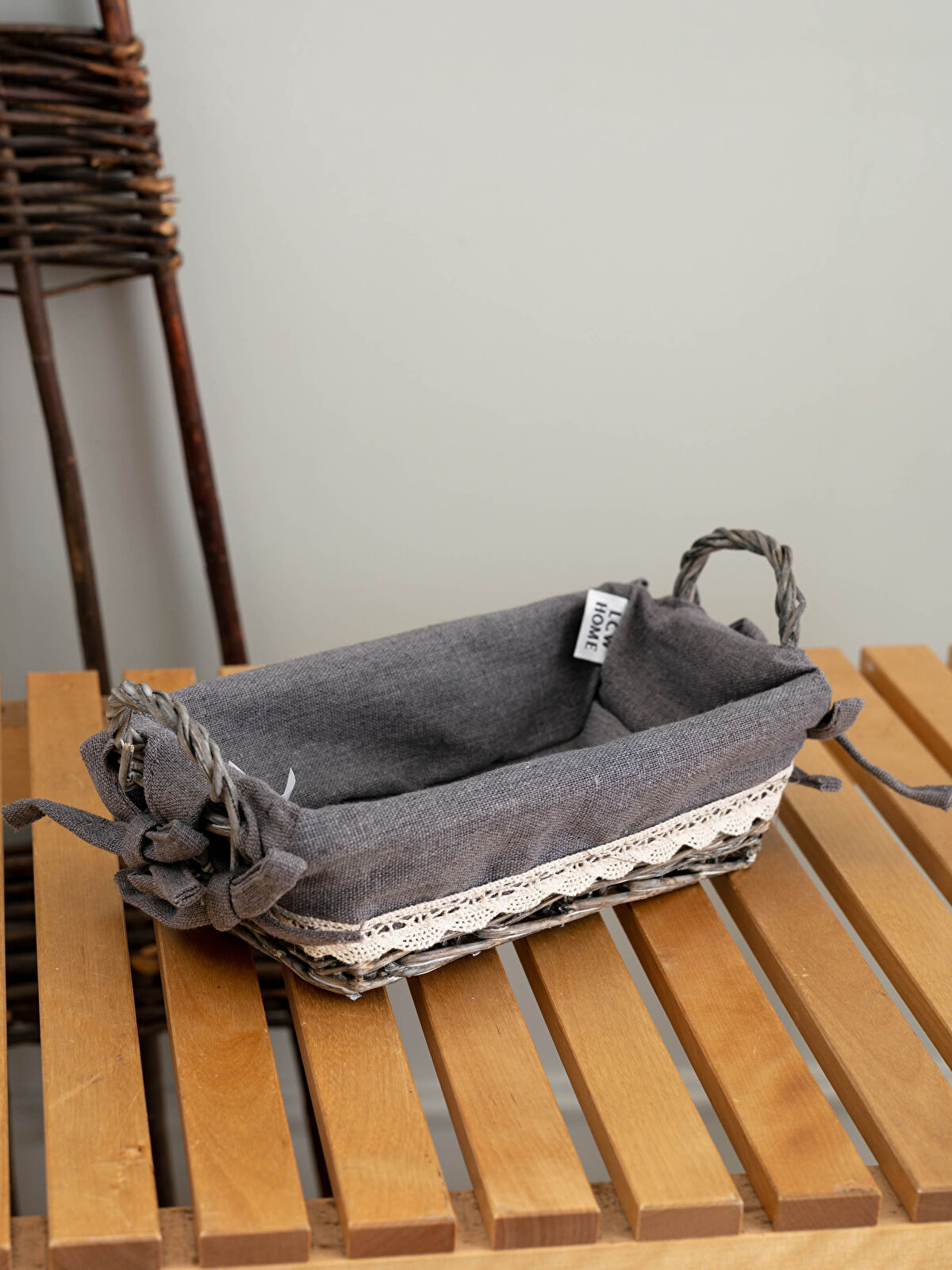 Hasır Organizer Sepet 11x22x7 Cm