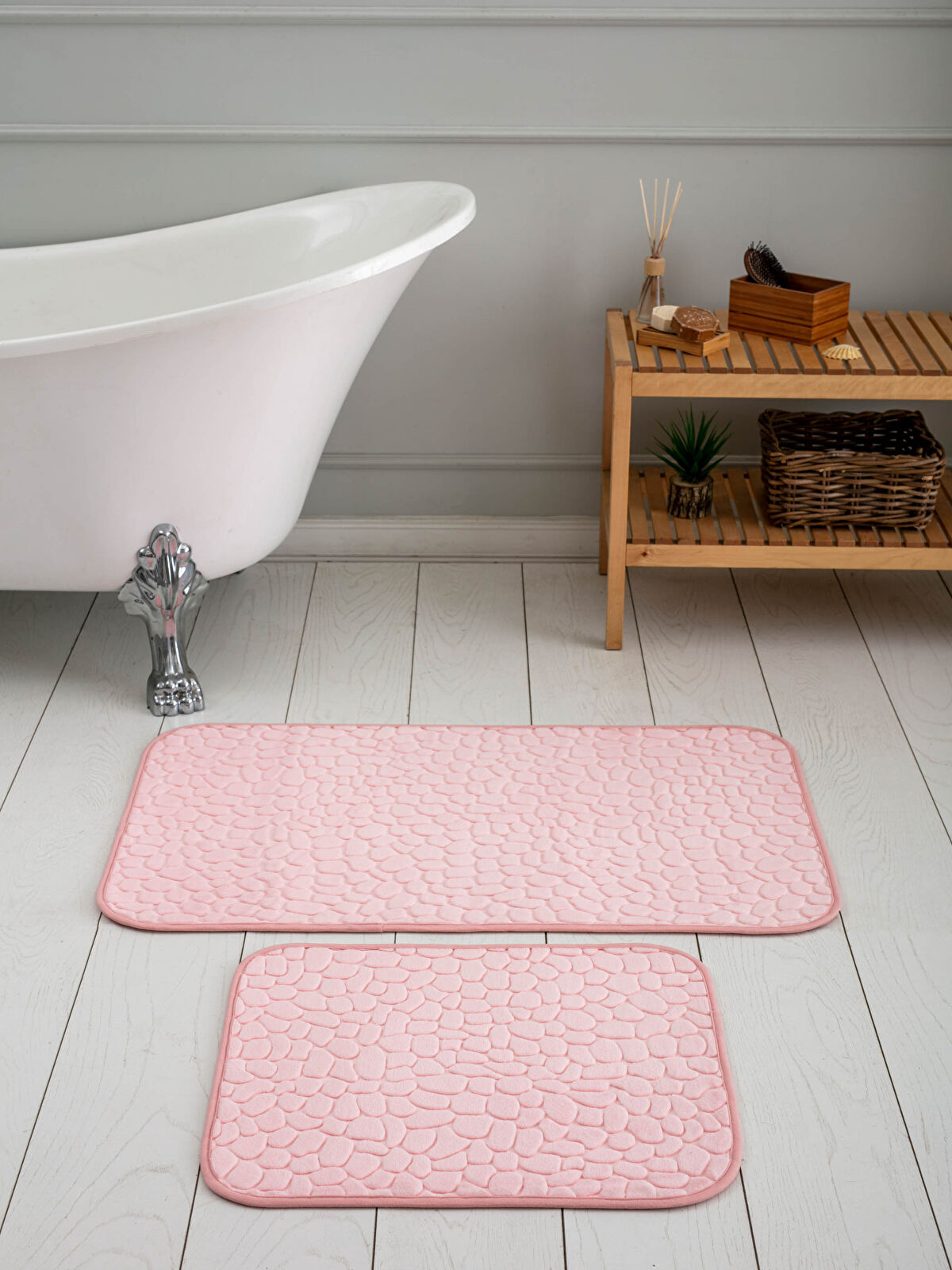 Desenli Well Soft Banyo Paspası 2'li