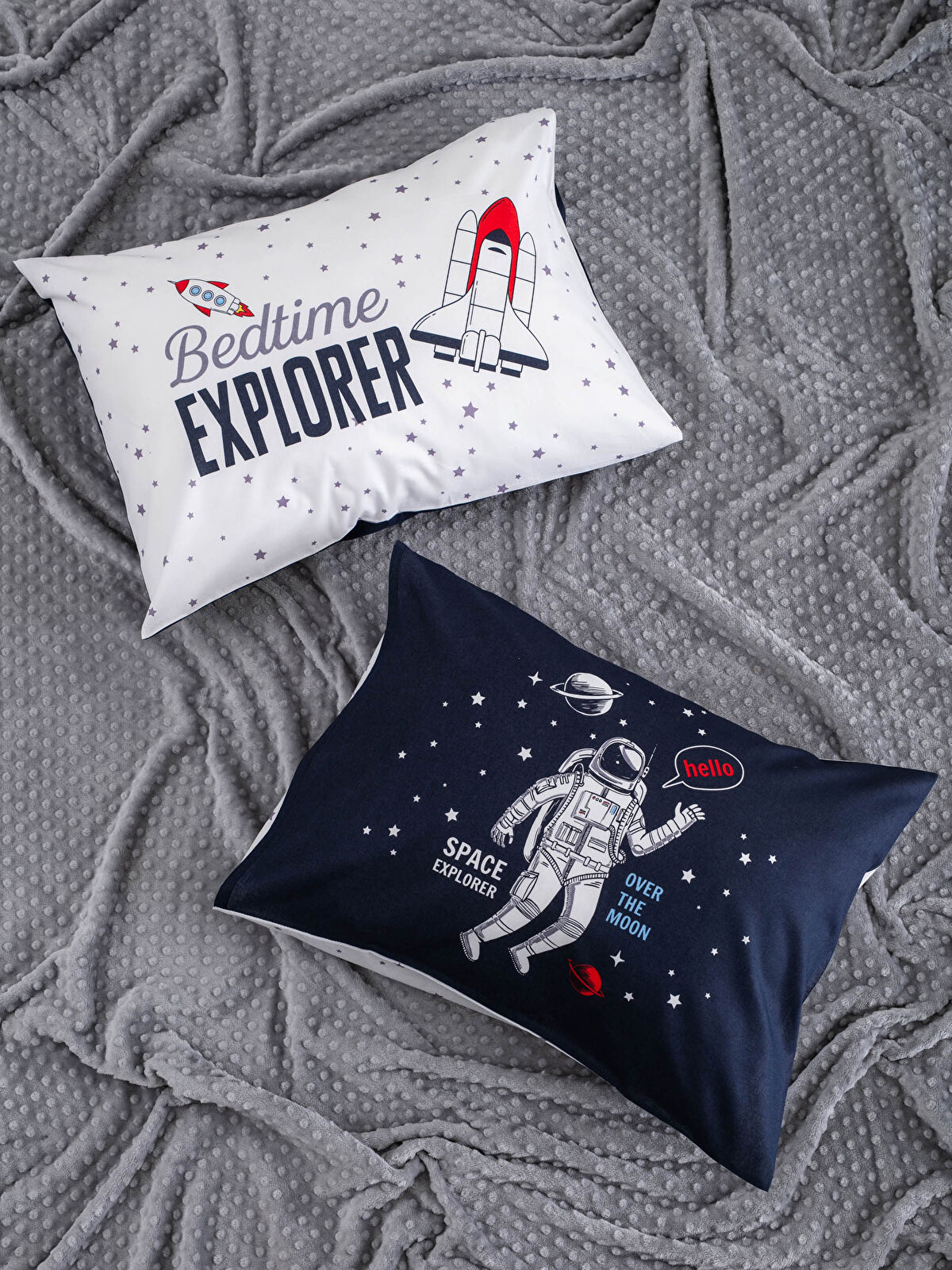 Baskılı Dokuma Erkek Çocuk Yastık Kılıfı 2'li 50x70 Cm