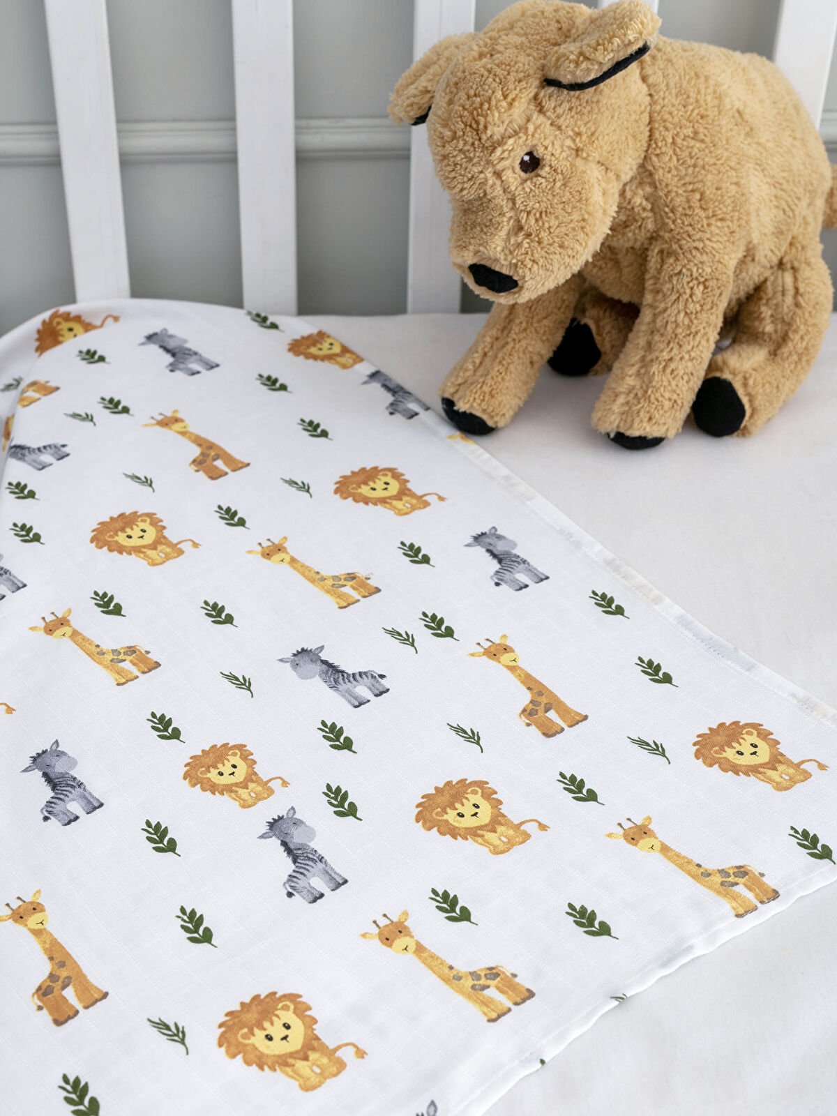 Bebek Müslin Battaniye 85x85 Cm Bebek Müslin Battaniye 85x85 Cm