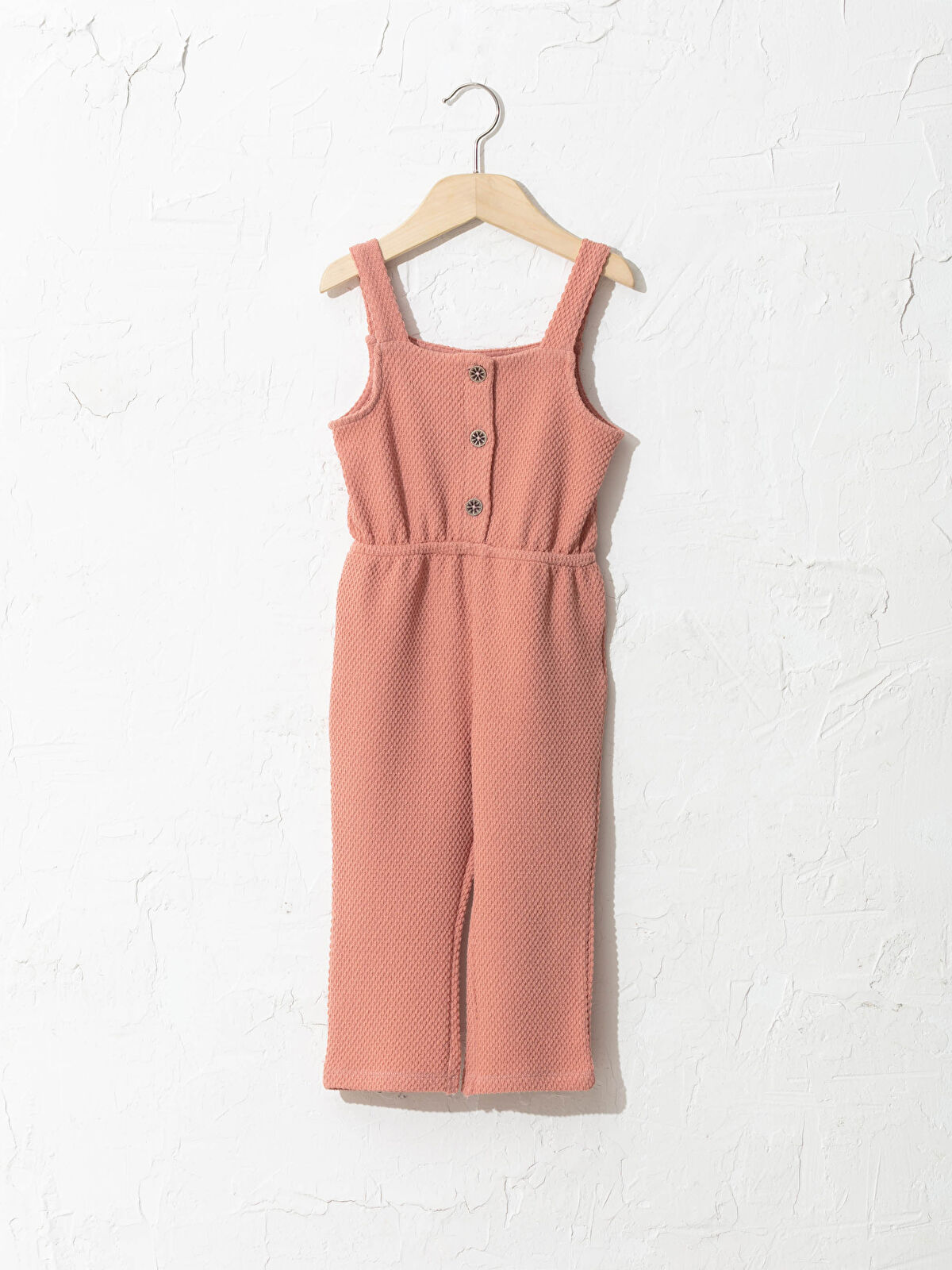 Askılı Basic Kız Bebek Tulum