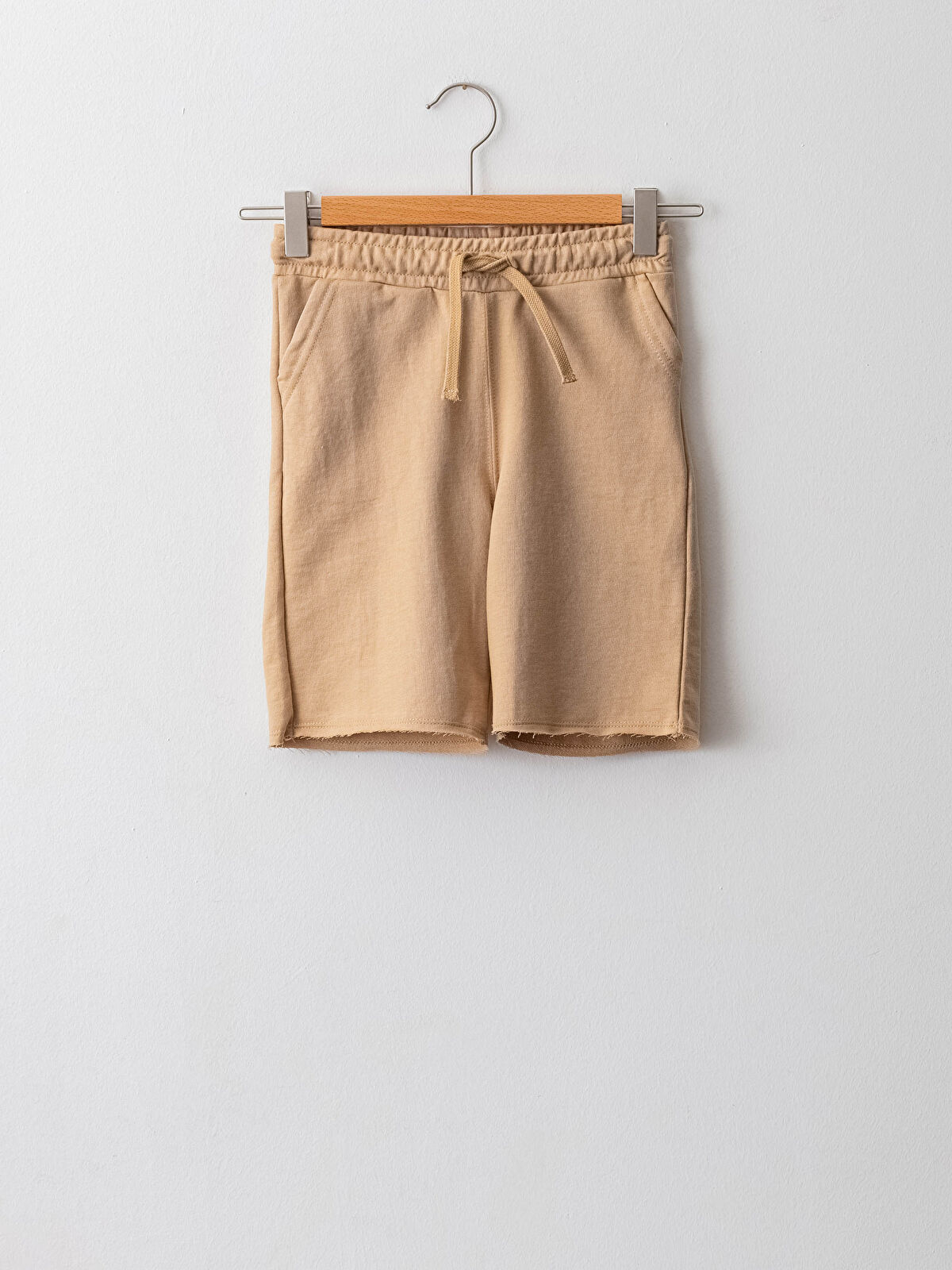 Beli Lastikli Basic Erkek Çocuk Bermuda Şort