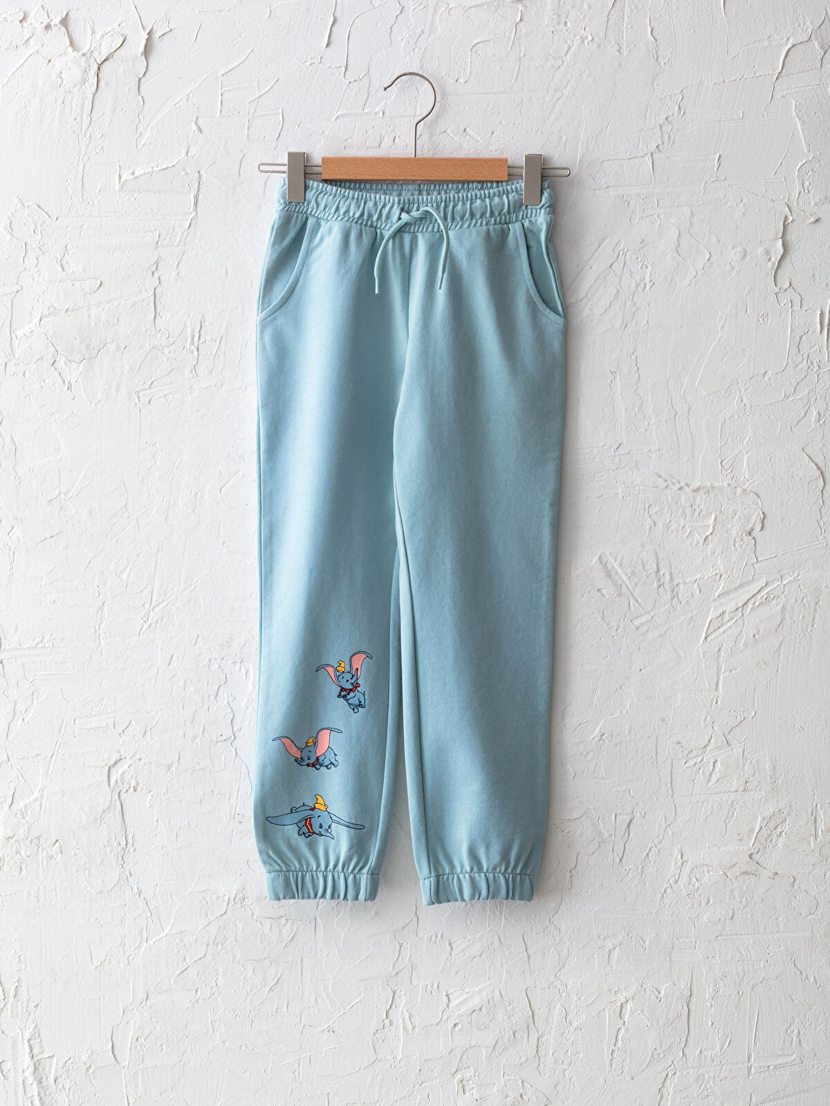 Beli Lastikli Dumbo Baskılı Kız Çocuk Jogger Eşofman Altı