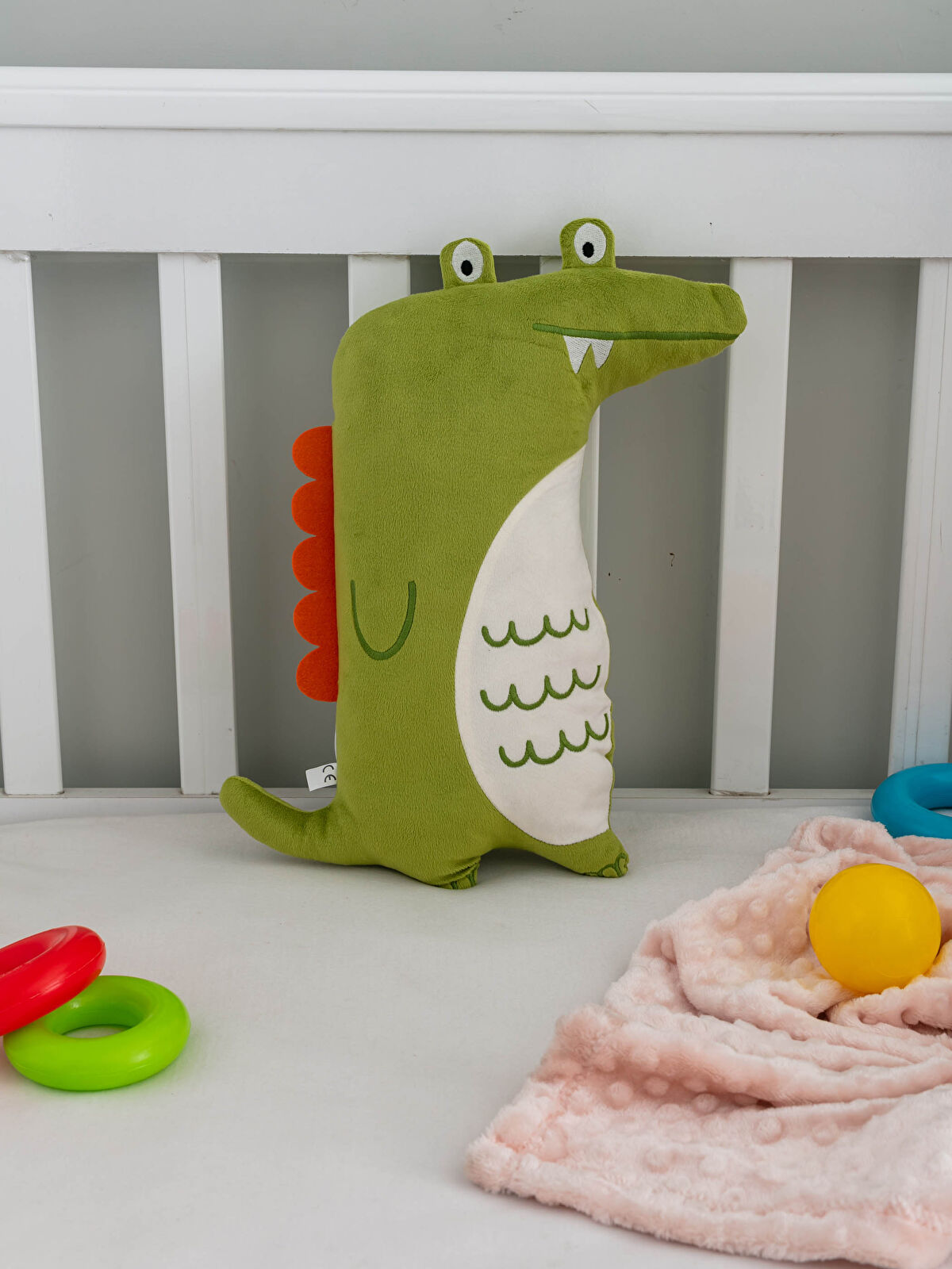 Bebek Pelüş Dolgulu Dinozor Kırlent 29x23x42 Cm