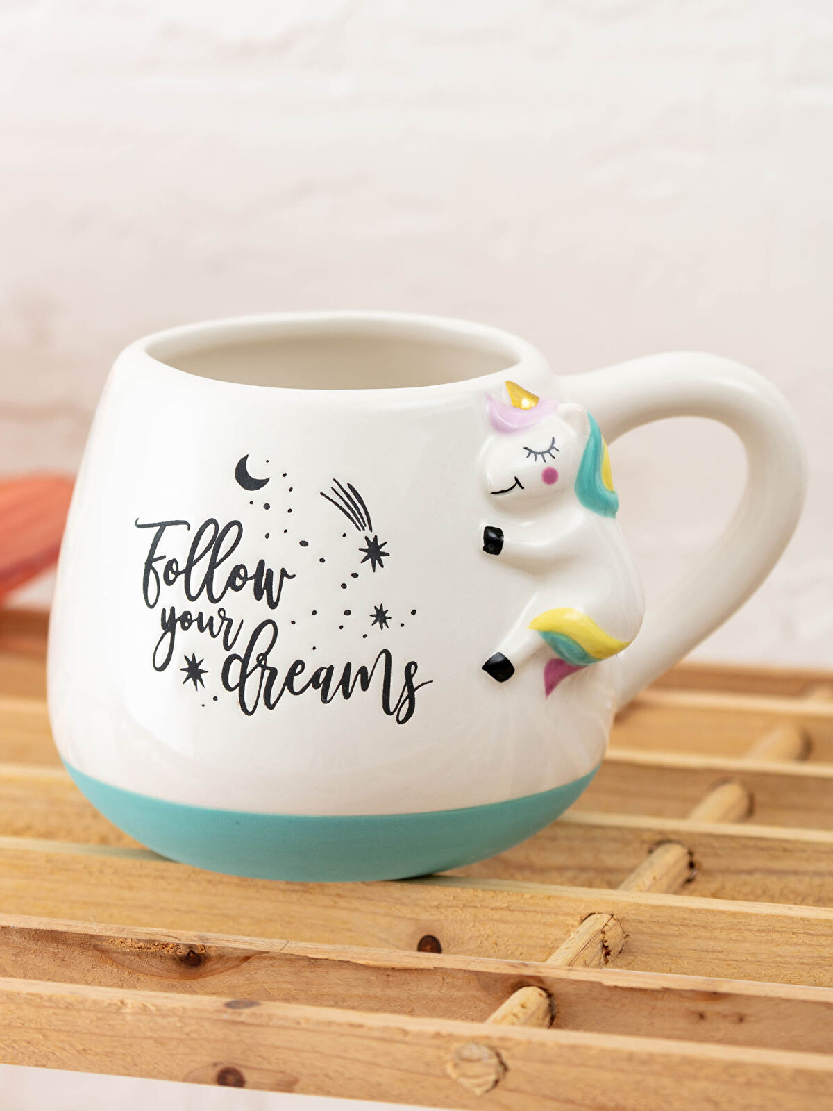 Slogan Baskılı Seramik Kupa