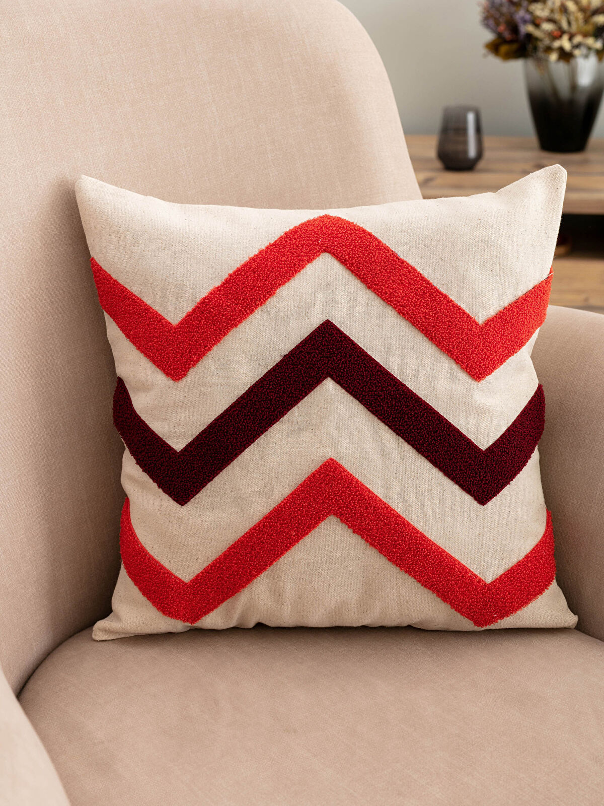 Nakışlı Kırlent Kılıfı