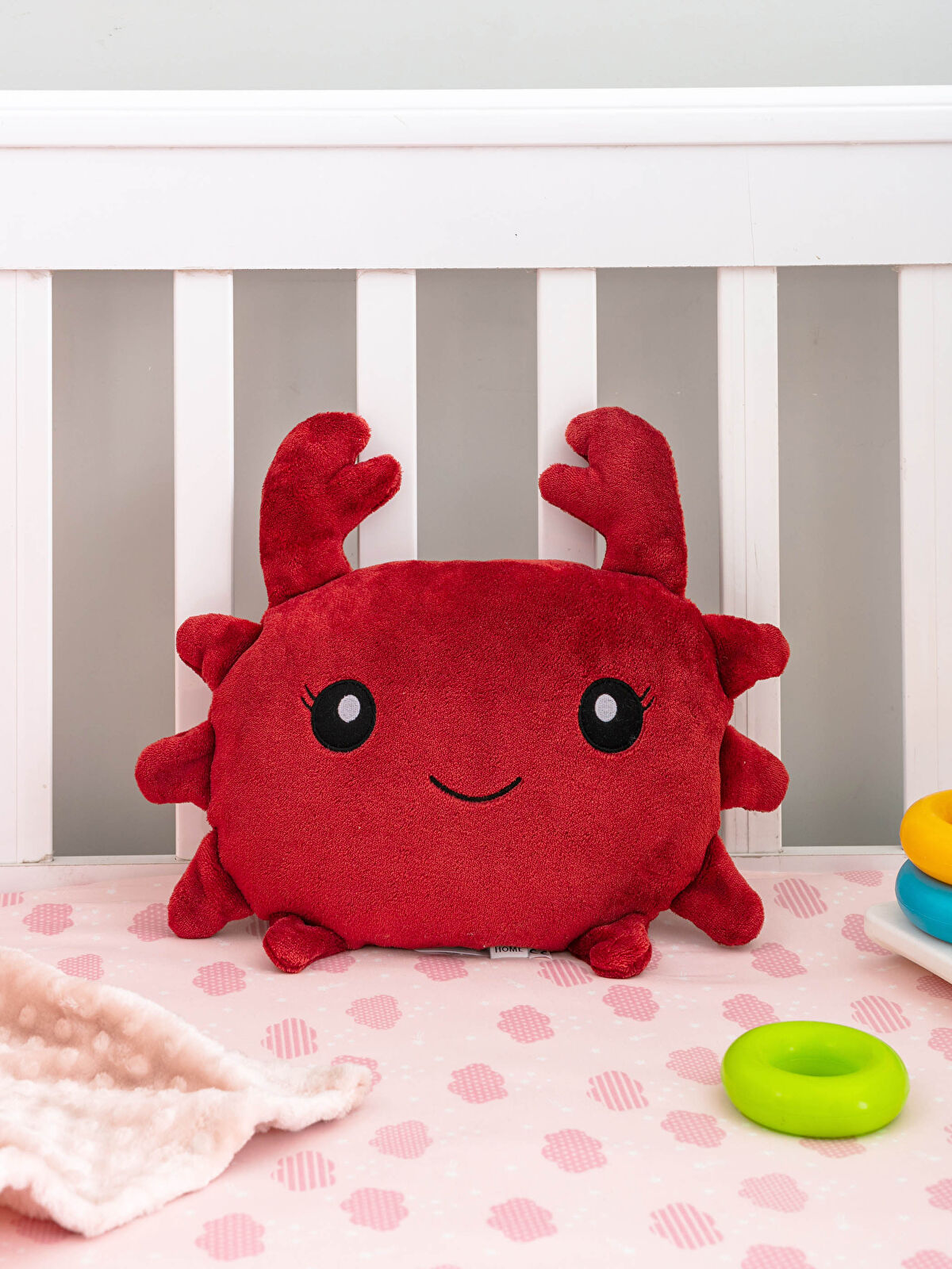 Bebek Pelüş Dolgulu Yengeç Kırlent Bebek Pelüş Dolgulu Yengeç Kırlent