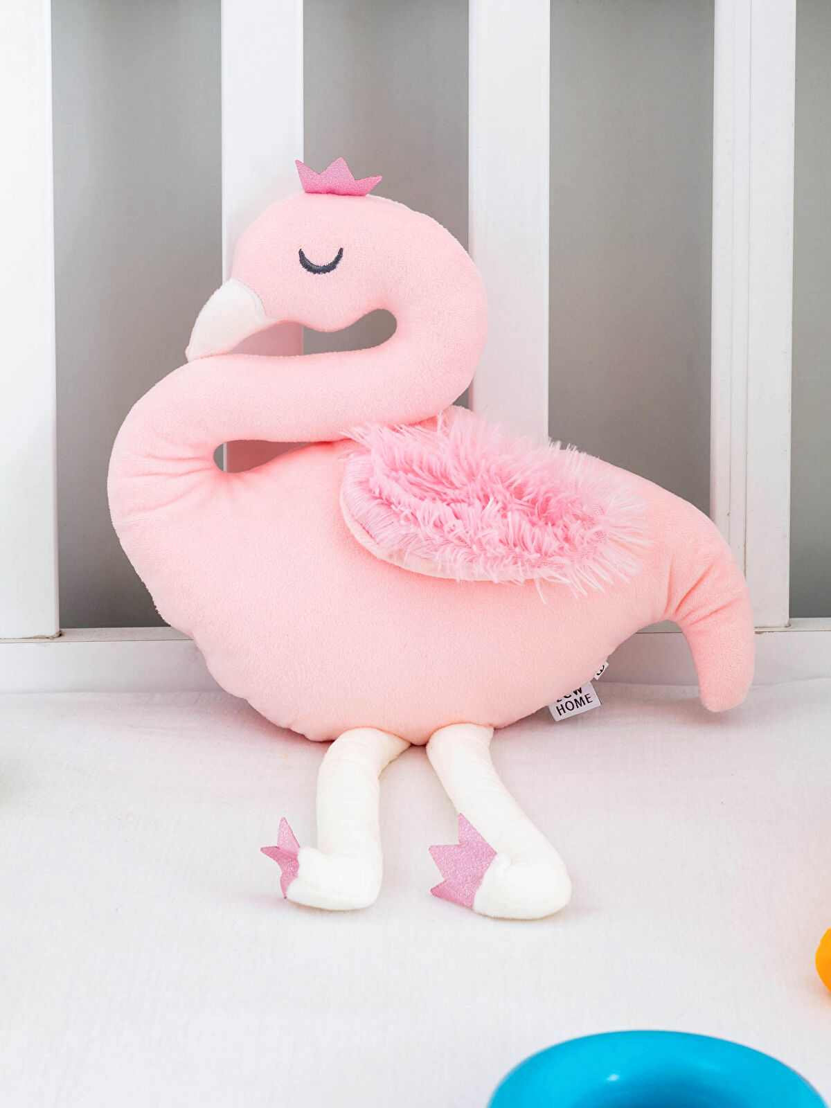 Flamingo Desenli Pelüş Dolgulu Kırlent Flamingo Desenli Pelüş Dolgulu Kırlent