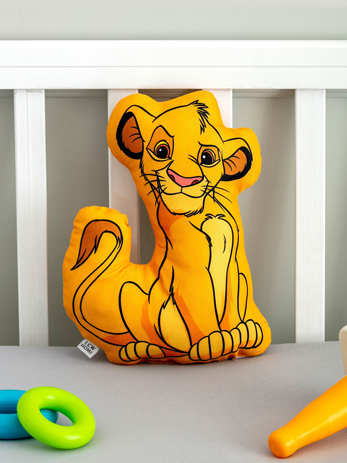 Lion King Lisanslı Bebek Pelüş Dolgulu Kırlent 36x40 Cm