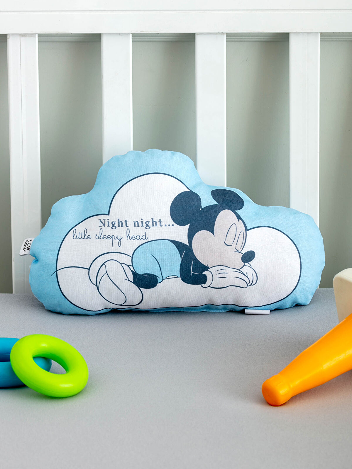 Mickey Mouse Lisanslı Dolgulu Bebek Kırlent