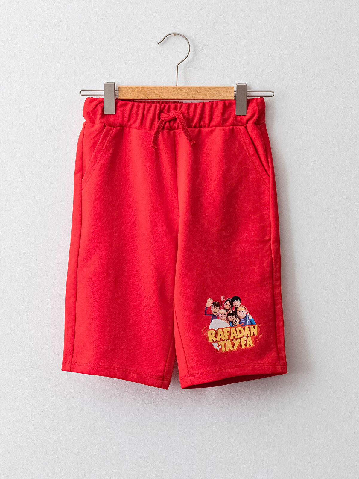 Beli Lastikli Rafadan Tayfa Baskılı Erkek Çocuk Şort