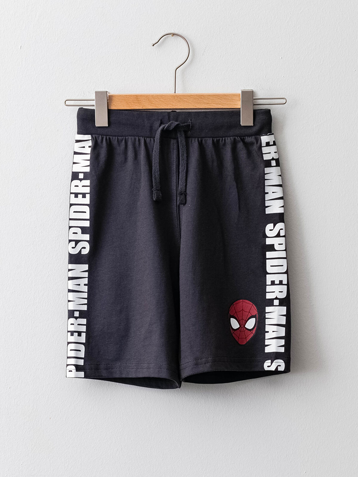 Beli Lastikli Spiderman Baskılı Erkek Çocuk Şort