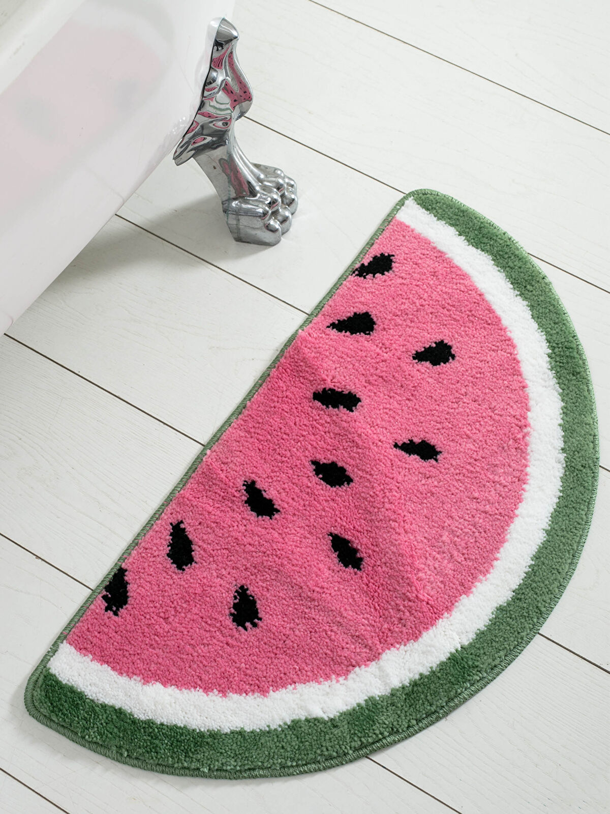 Karpuz Desenli Banyo Paspası 40x75 Cm Karpuz Desenli Banyo Paspası 40x75 Cm
