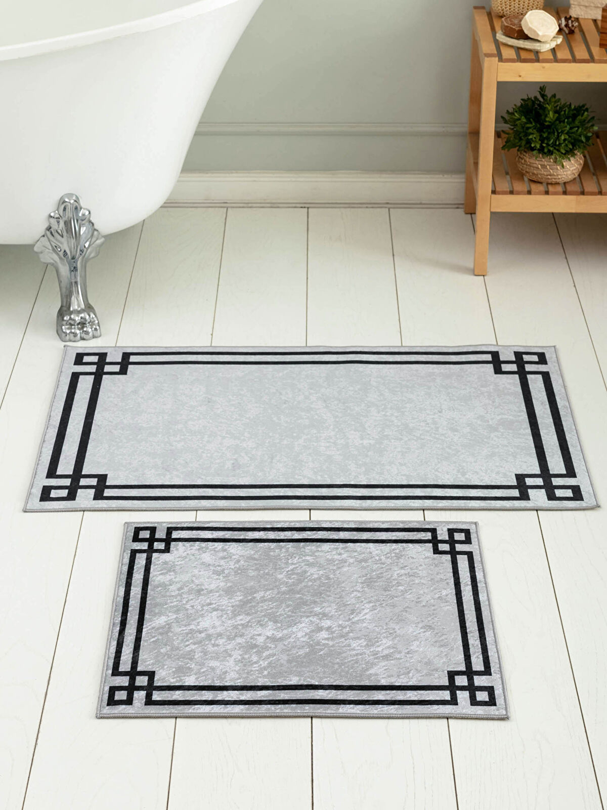 Baskılı Banyo Paspası 2'li