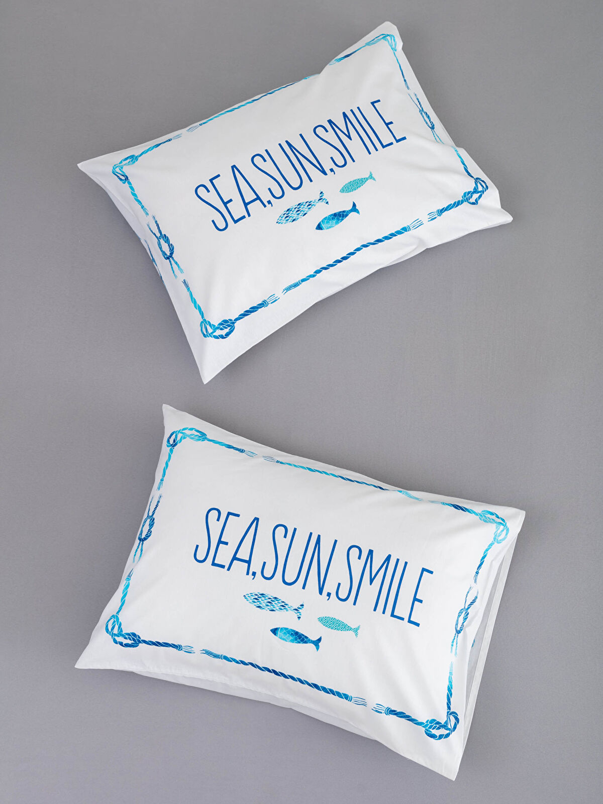 Baskılı Dokuma Yastık Kılıfı 2'li 50x70 Cm