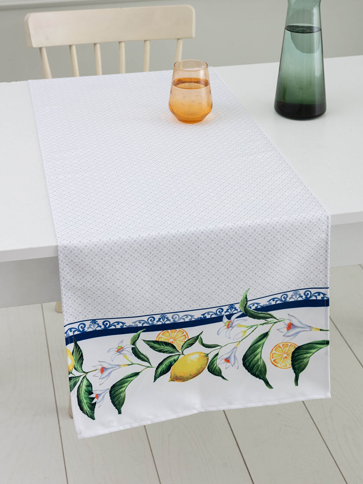 Limon Baskılı Runner 45x150 Cm