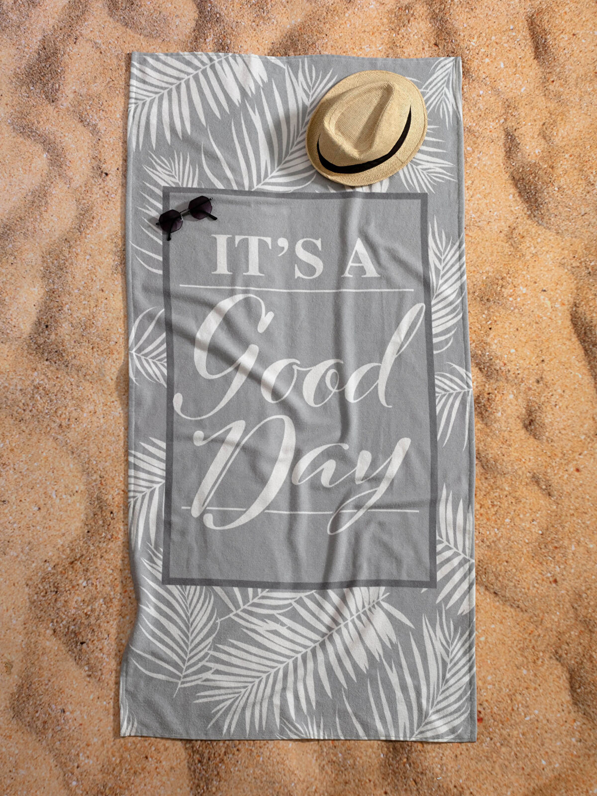 Desenli Erkek Plaj Havlusu 70x150 Cm