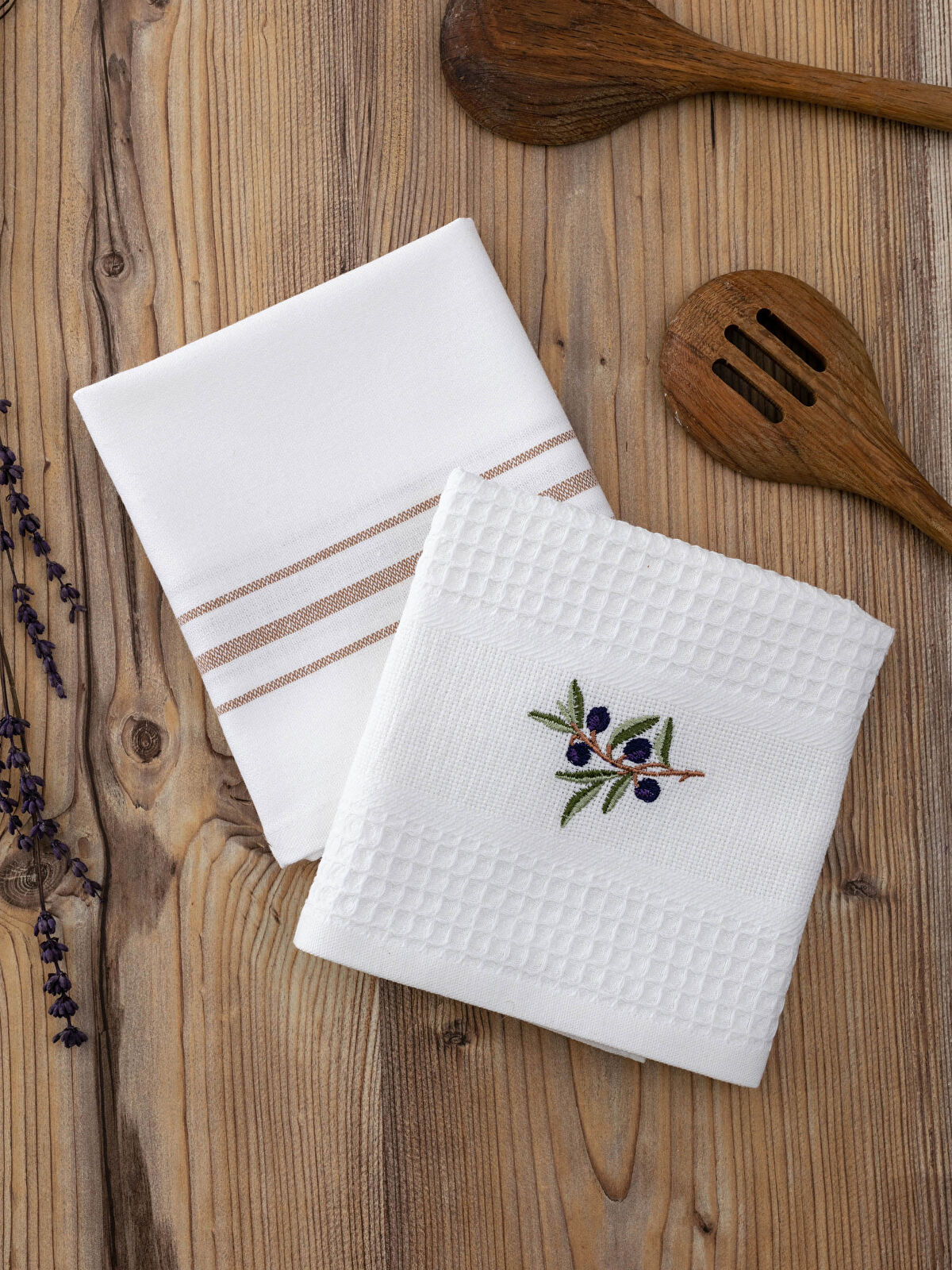 Nakış Detaylı Kurulama Bezi 2'li 40x60 Cm