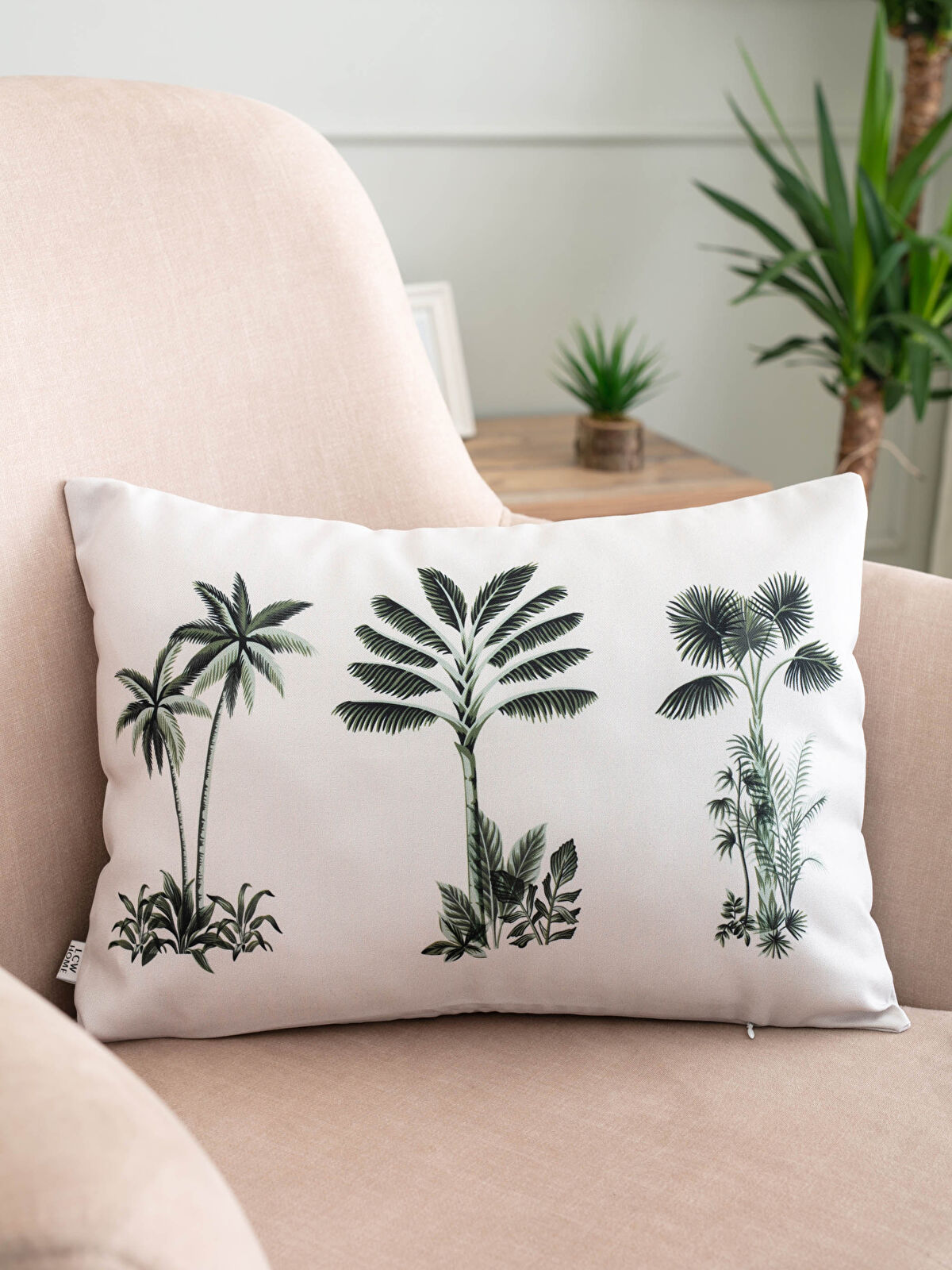 Baskılı Kırlent Kılıfı 50x35 Cm