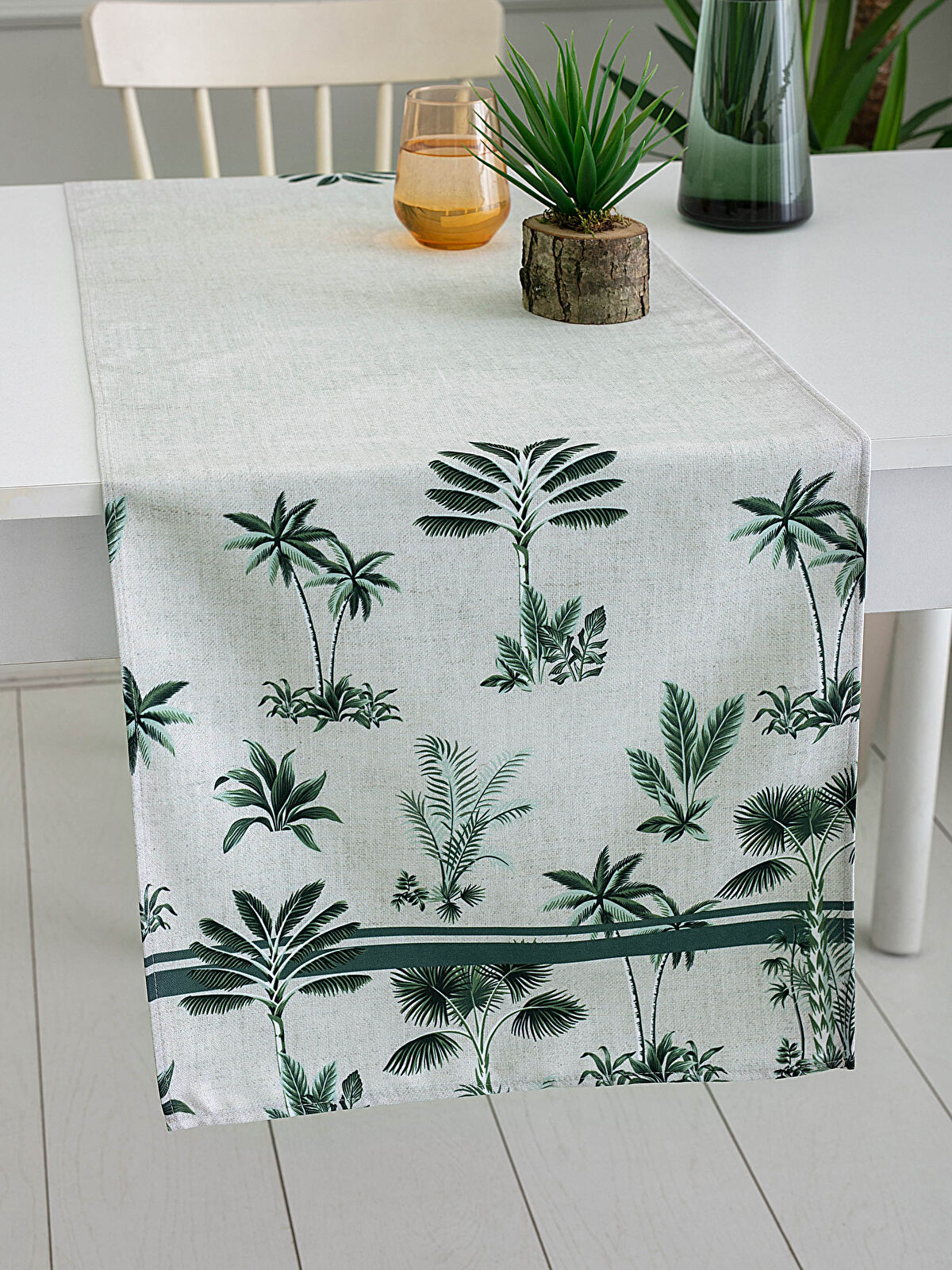 Çiçek Baskılı Runner 45x150 Cm