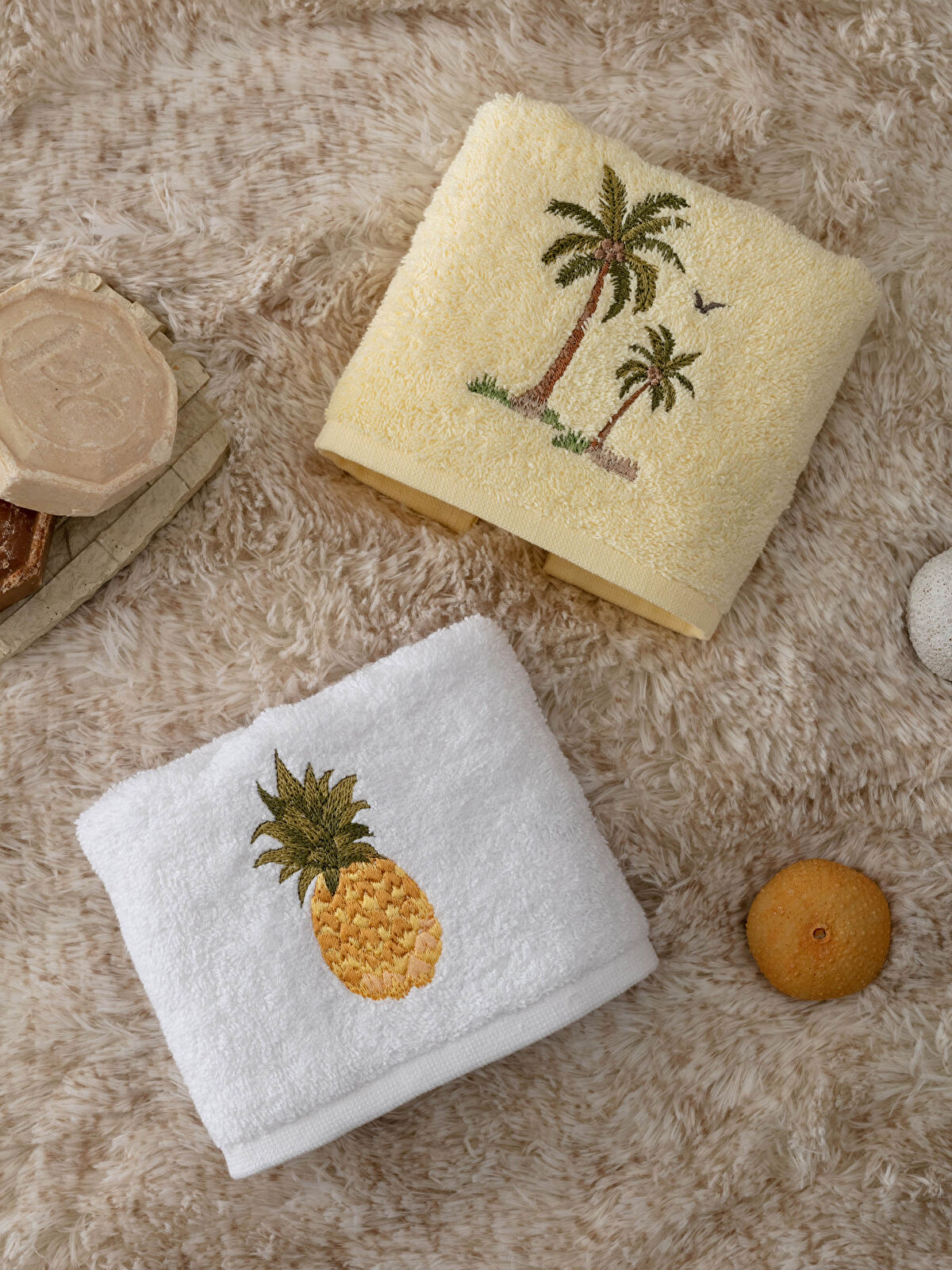 Nakış Detaylı El Havlusu 2'li 30x50 Cm