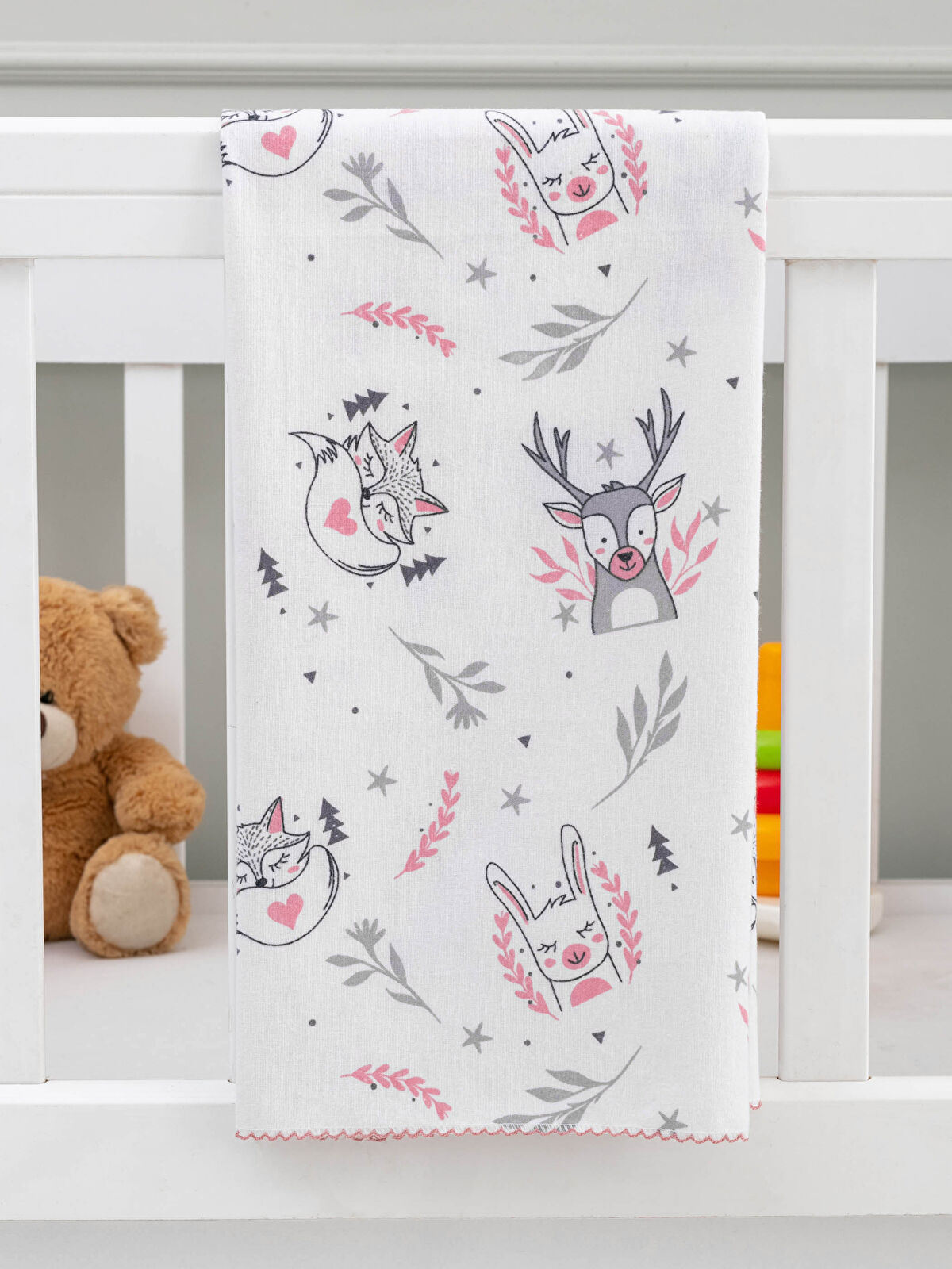 Bebekevi Baskılı Bebek Battaniye