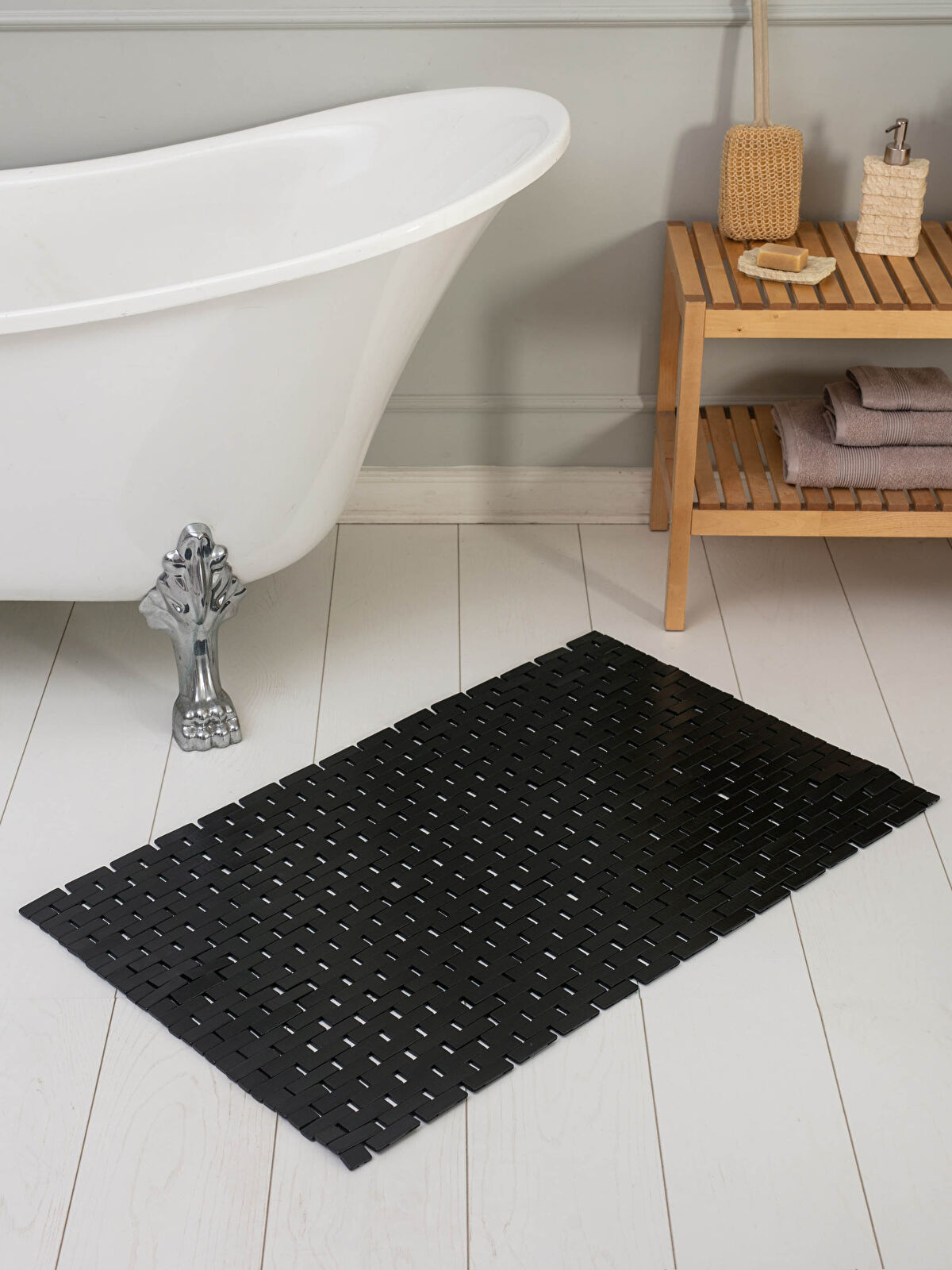 Bambu Banyo Paspası 60x100 Cm