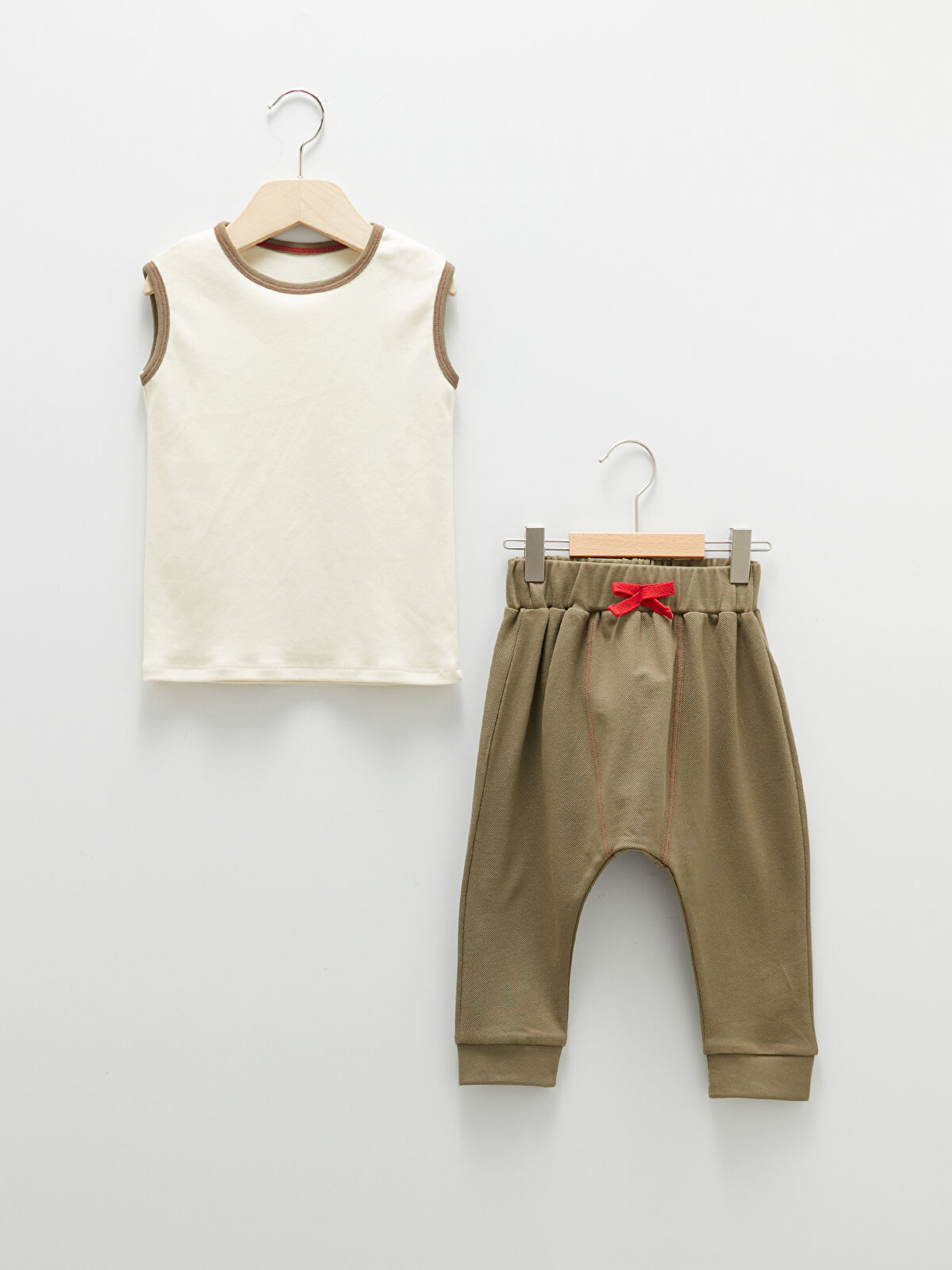 Calico Organik Pamuklu Erkek Bebek Takım 2'li