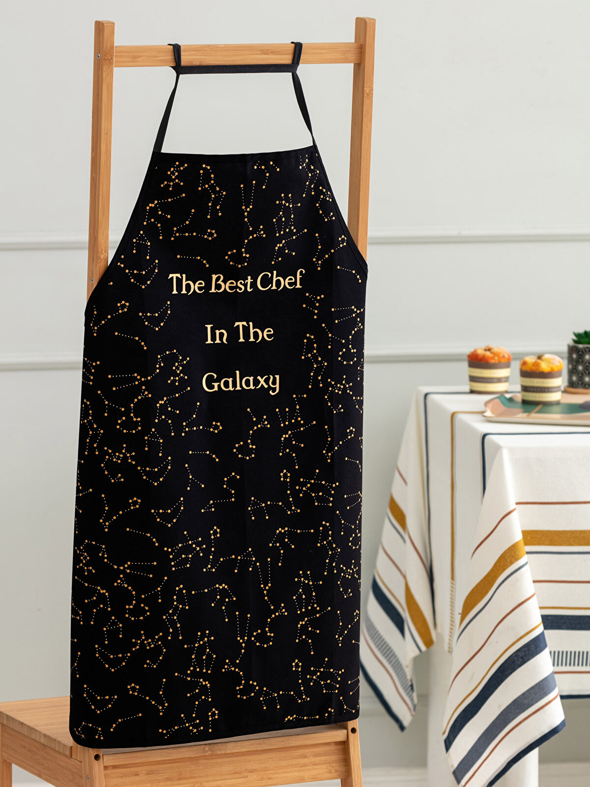 Gabardin Baskılı Mutfak Önlüğü