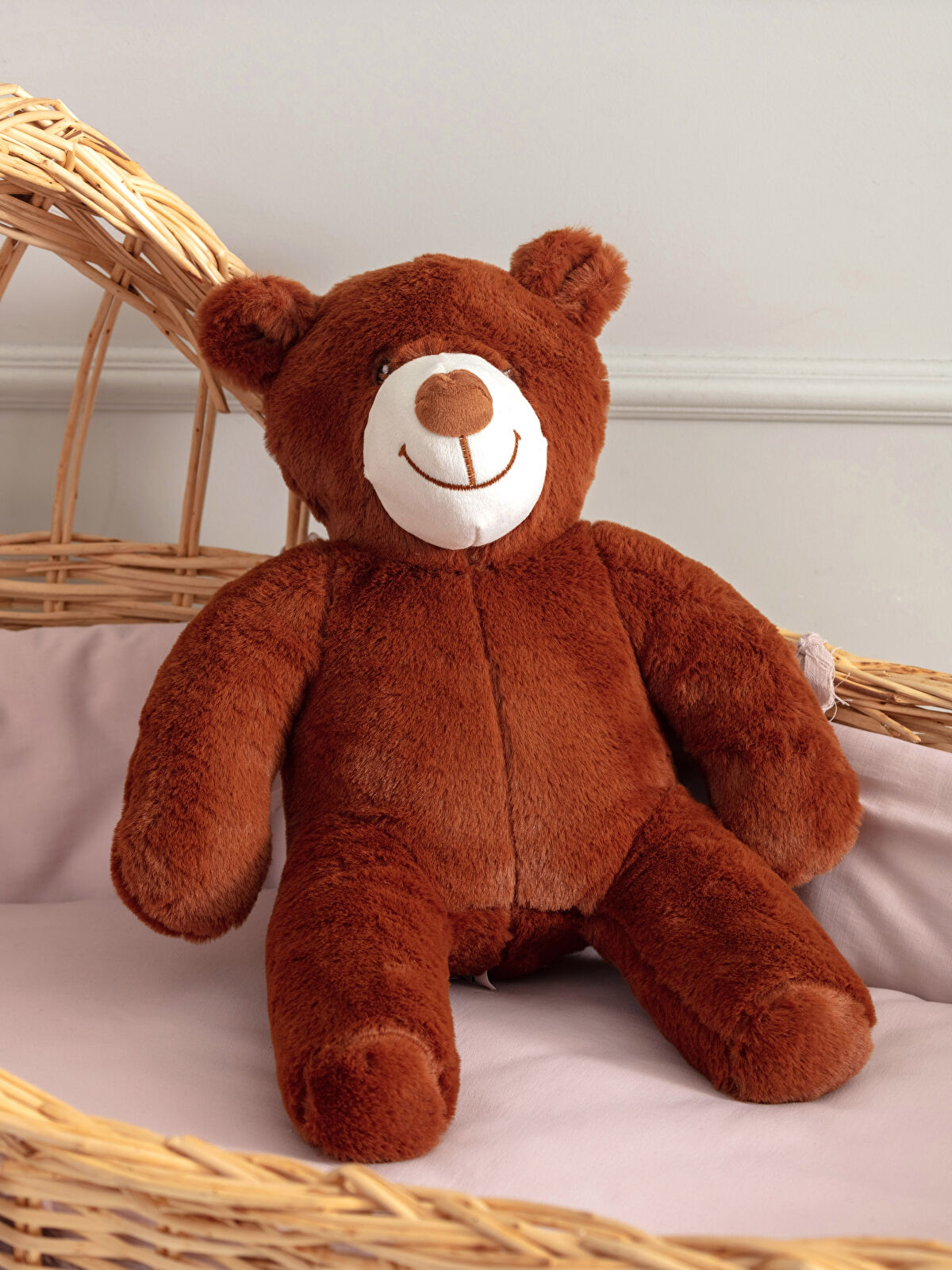 Nakışlı Dolgulu Pelüş Bebek Ayıcık Kırlent Nakışlı Dolgulu Pelüş Bebek Ayıcık Kırlent