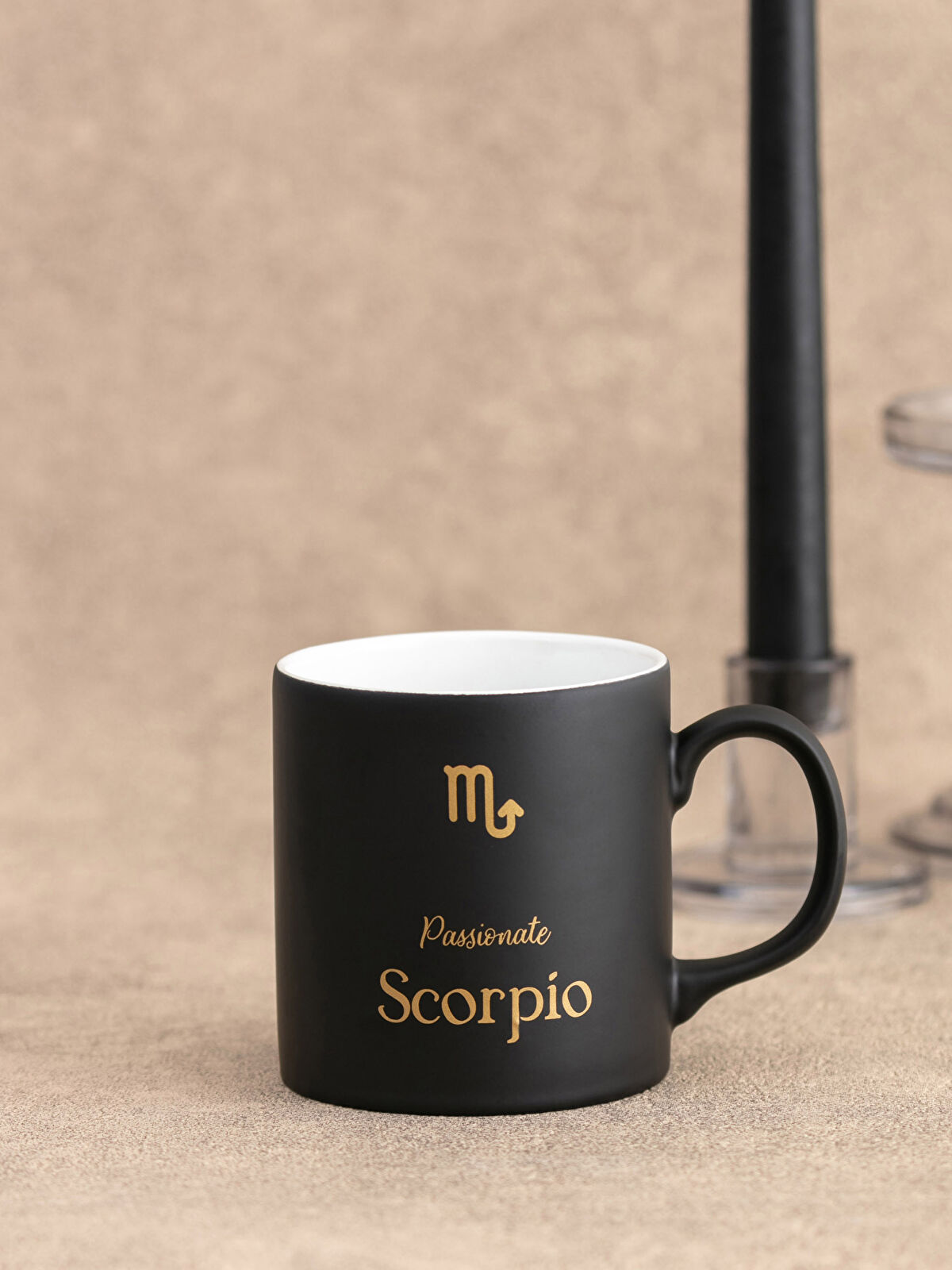 Akrep Burç Baskılı Seramik Kupa Bardak 320 Ml